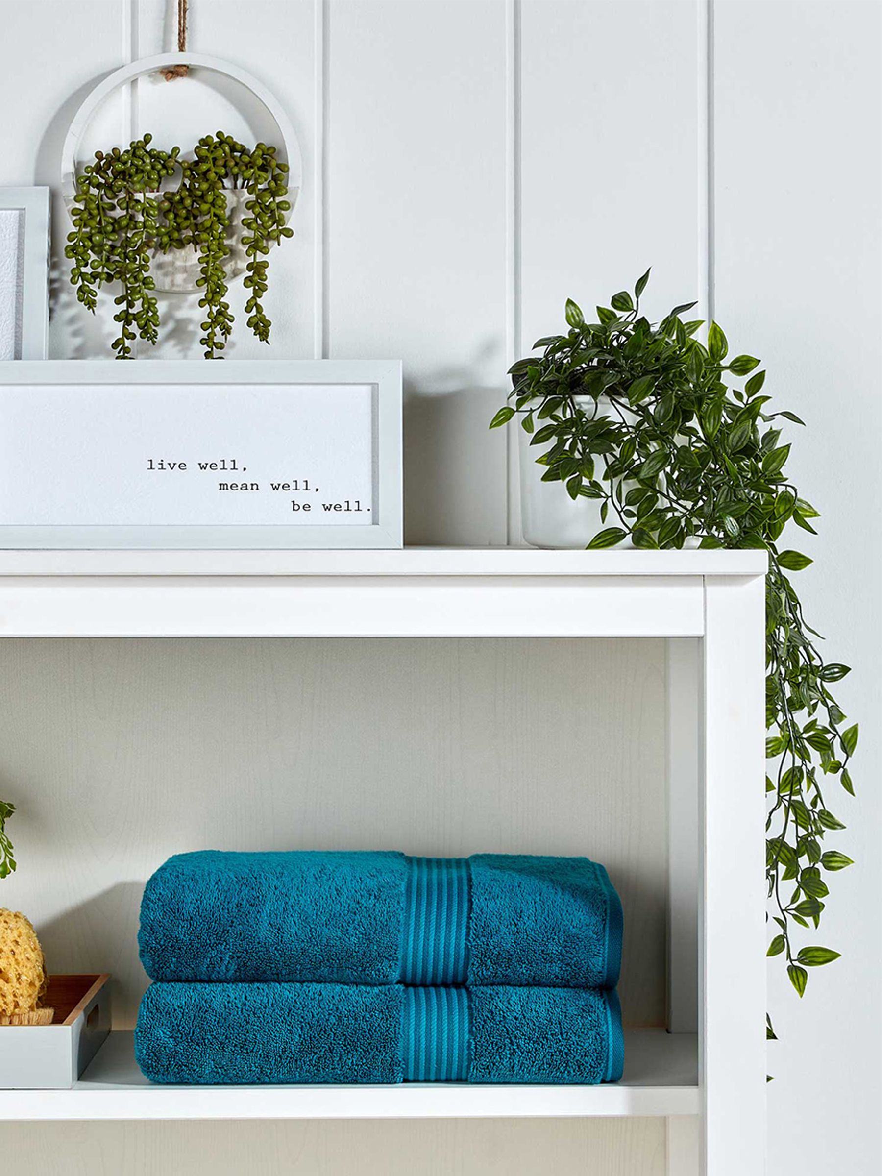 Buy Christy Kingfisher Blue Supreme Hygro® 650GSM Supima Cotton Towel ...