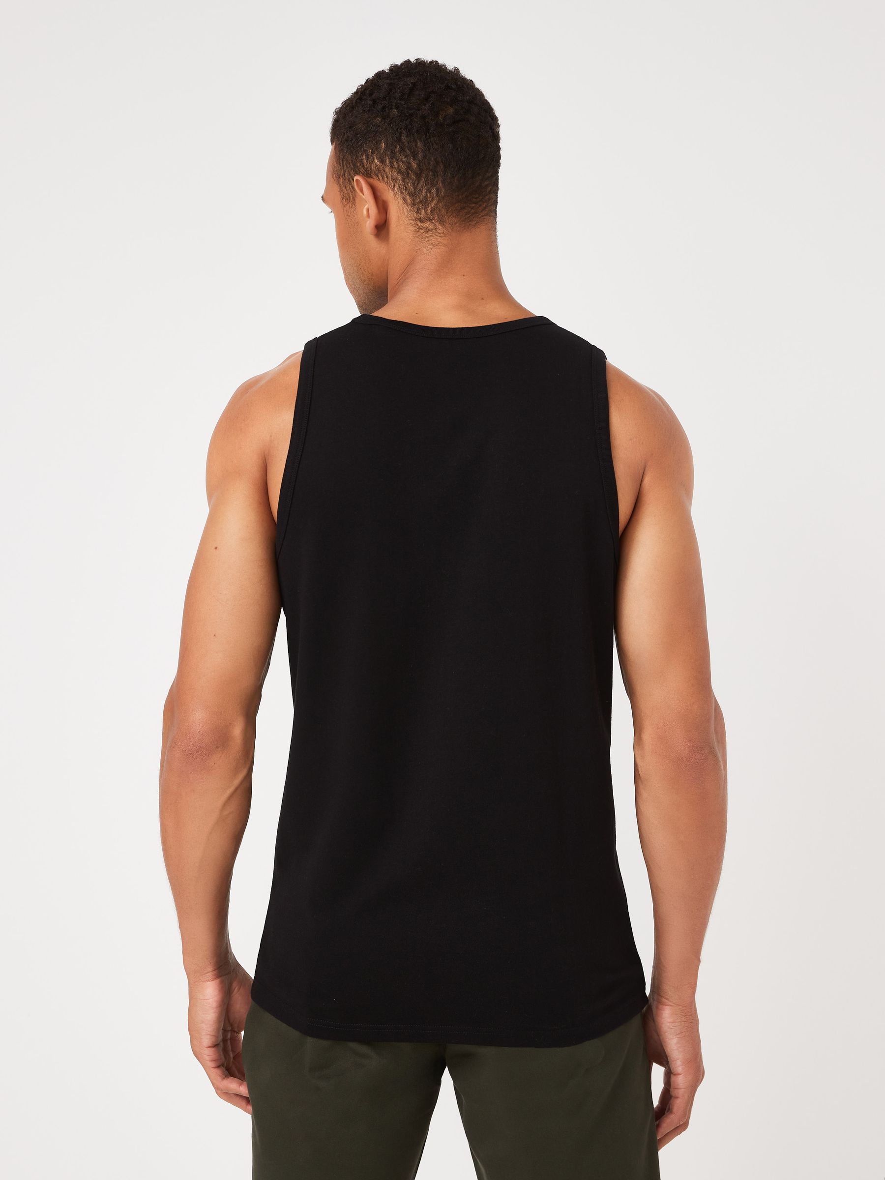 Buy Black Regular Fit Vest from Next Australia