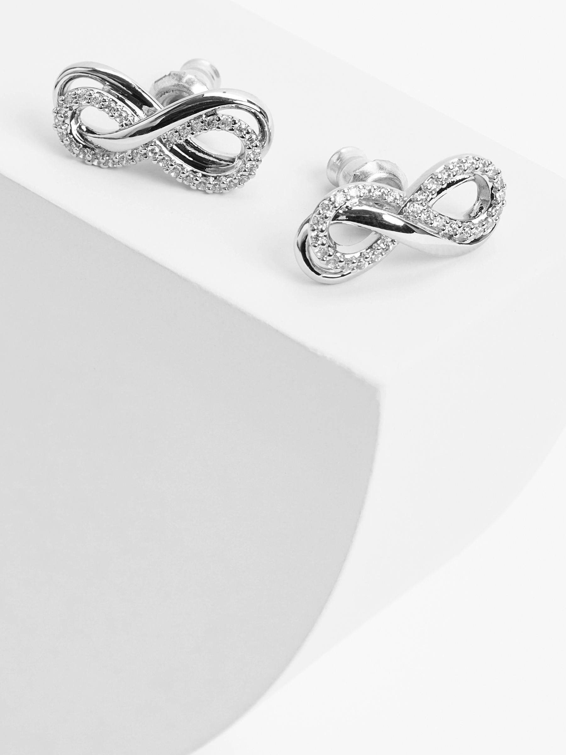 Swarovski infinity earrings store