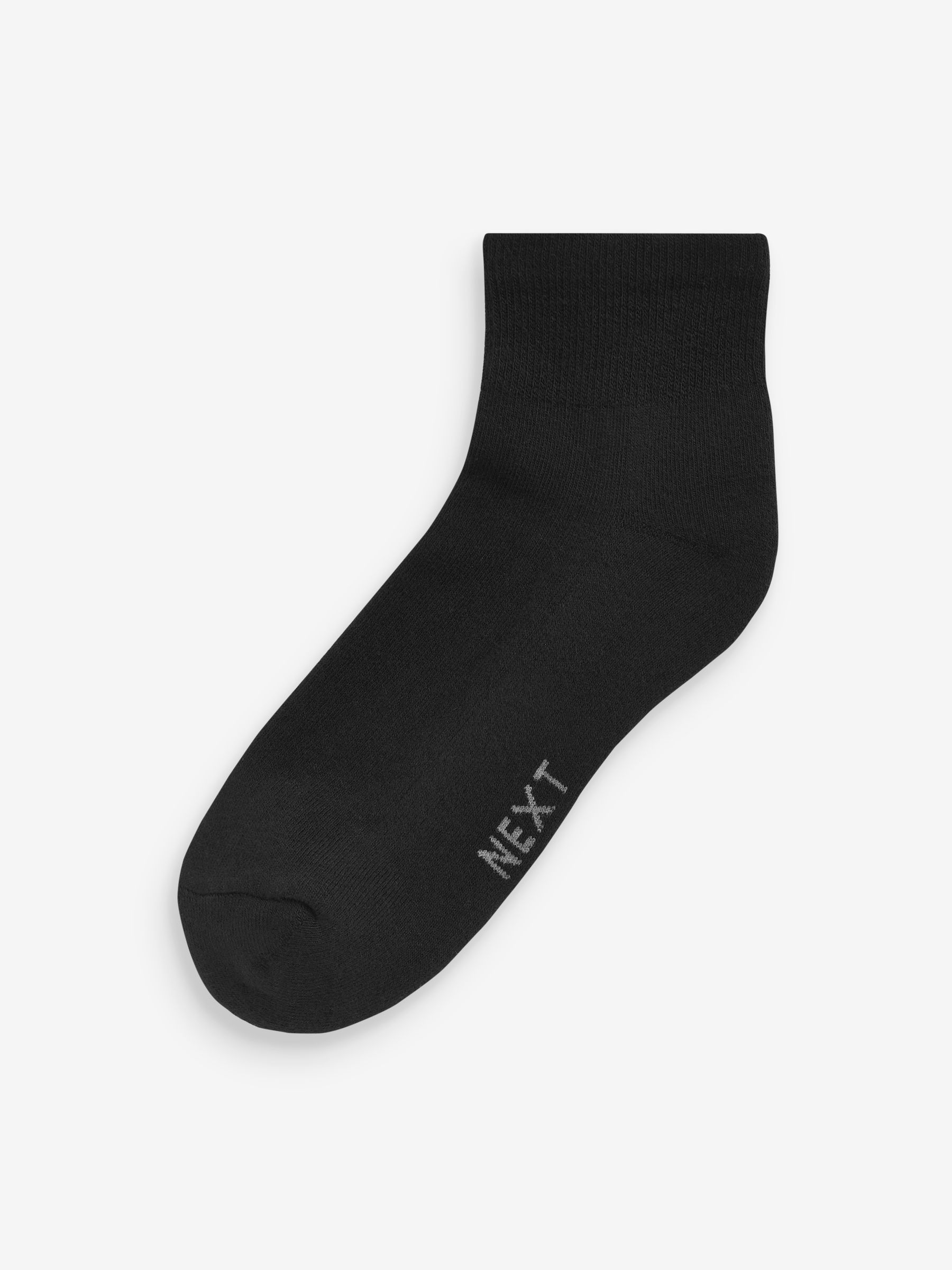 Buy Black 5 Pack Cushioned Mid Trainer Socks from the Next UK online shop