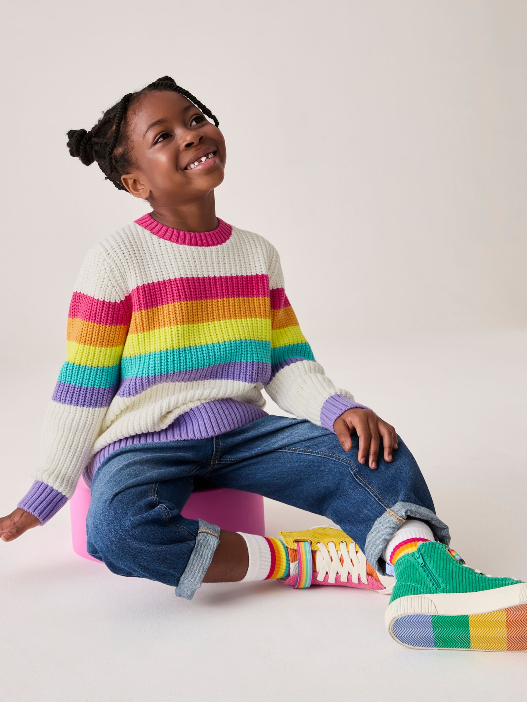 Buy Little Bird by Jools Oliver Multi Colourful Knitted 100% Cotton ...