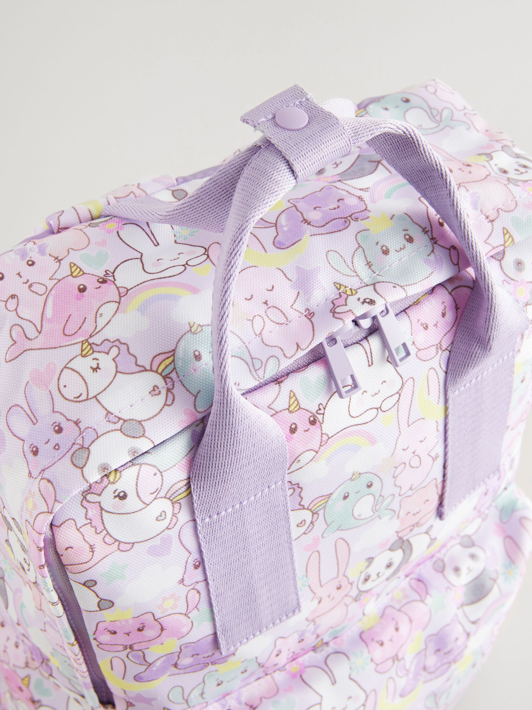 Buy Purple Kawaii Character Double Handle Backpack from the Next UK ...