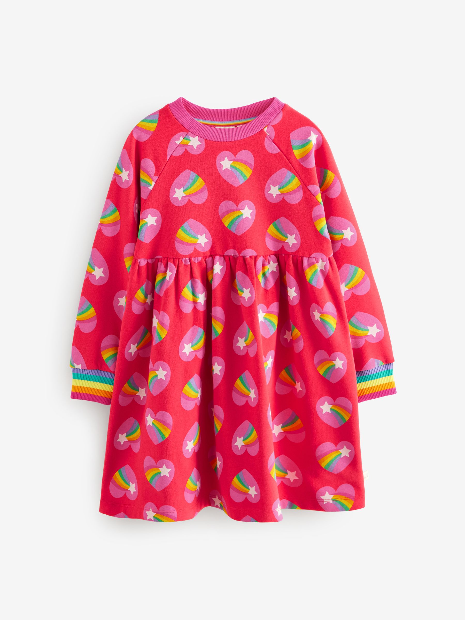 Buy Little Bird by Jools Oliver Red Sweat 100% Cotton Dress from the ...