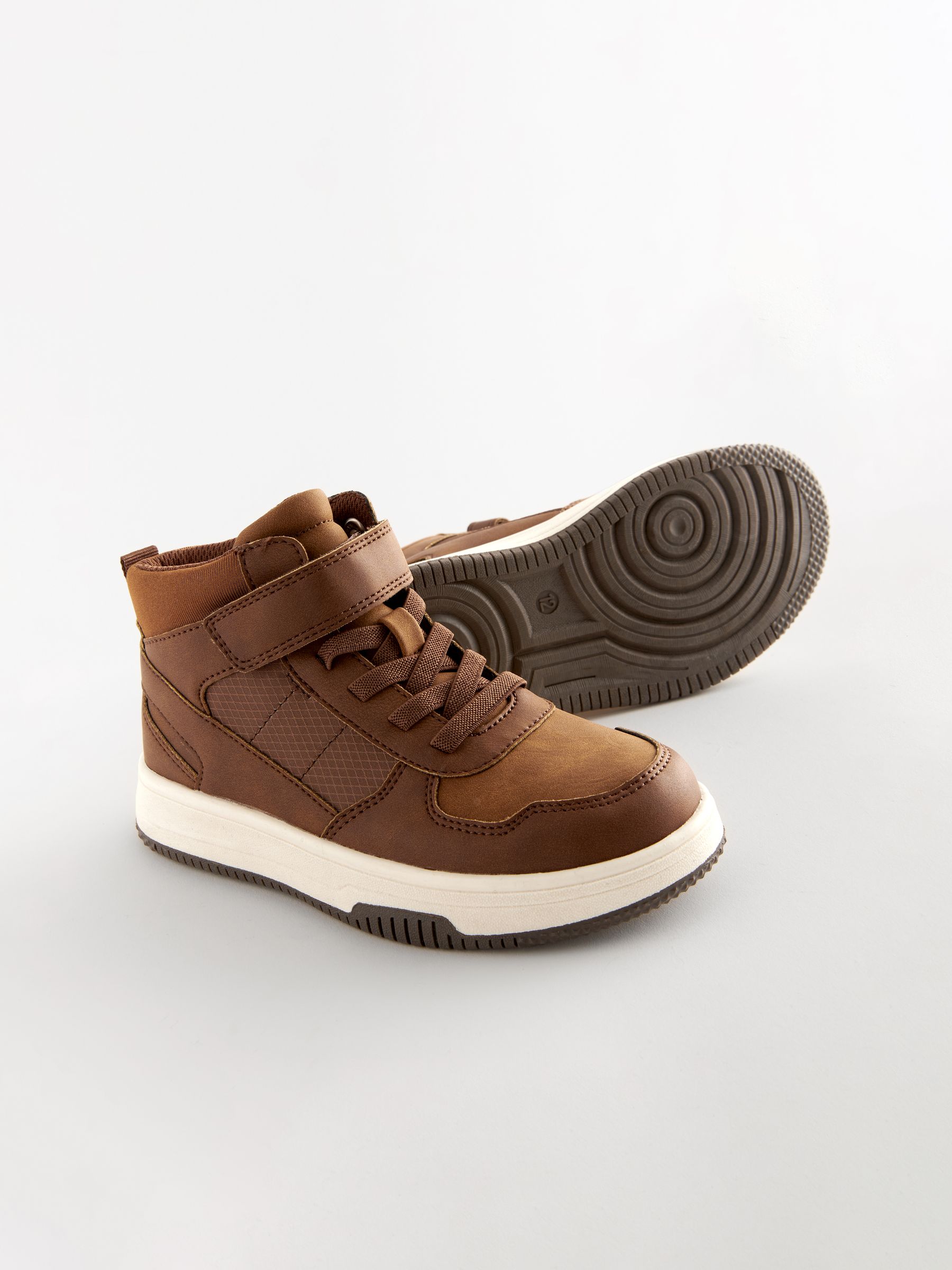 Buy Tan Brown High Top Trainers from the Next UK online shop