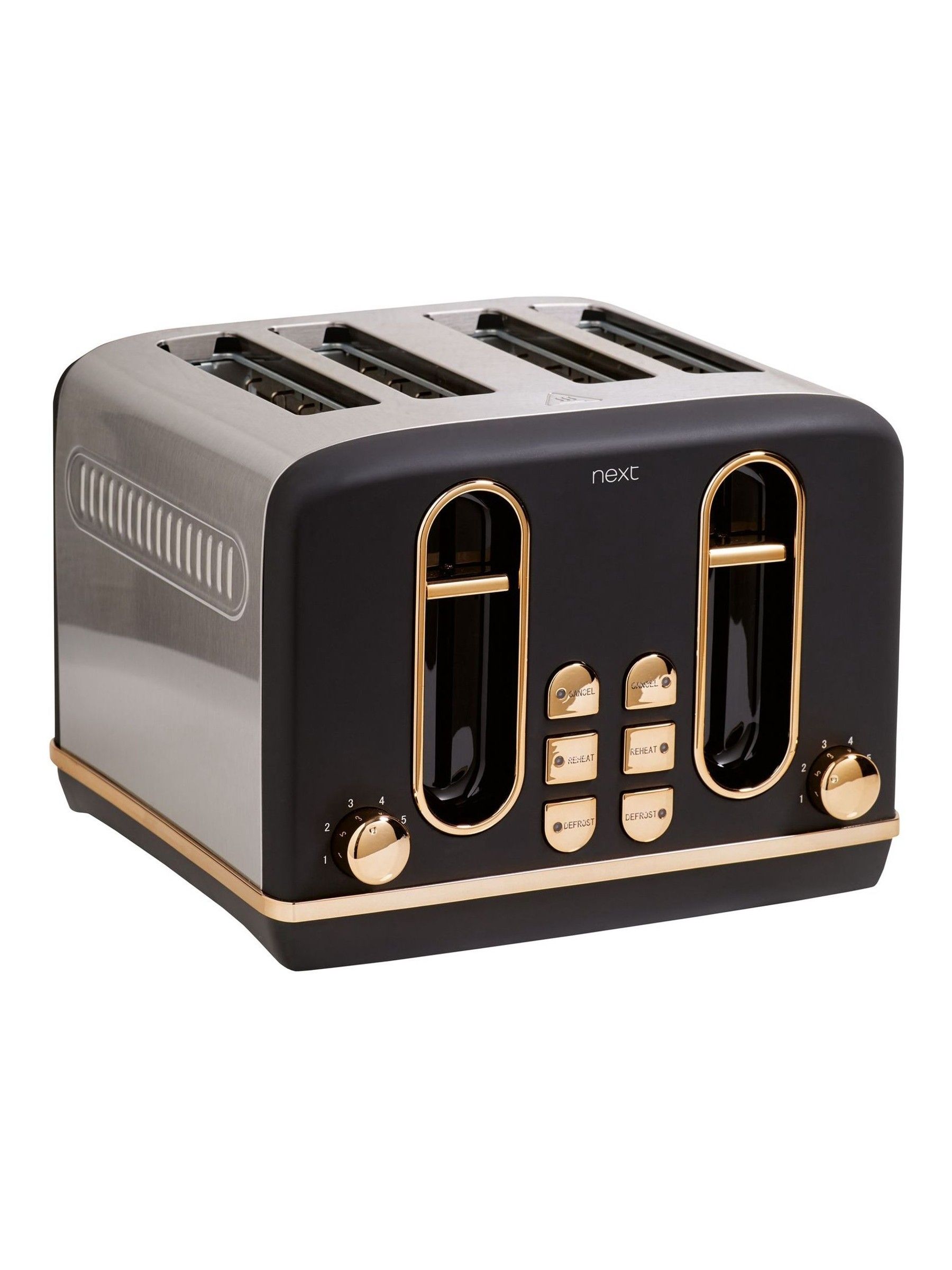 Buy Black/Copper Electric 4 Slice Toaster from the Next UK online shop