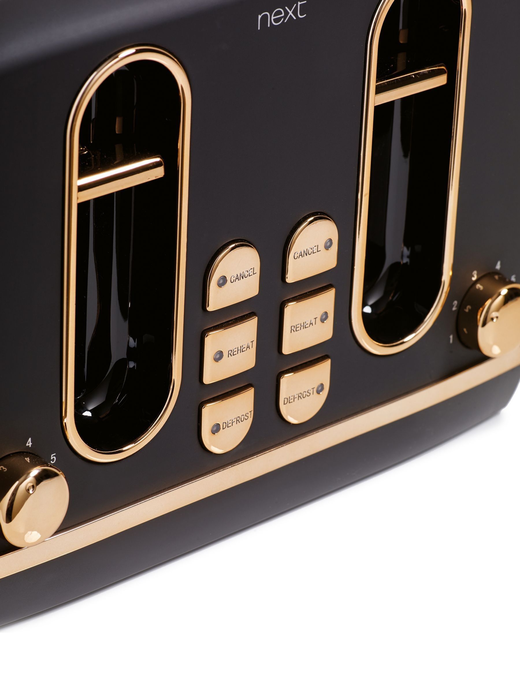 Buy Black/Copper Electric 4 Slice Toaster from the Next UK online shop