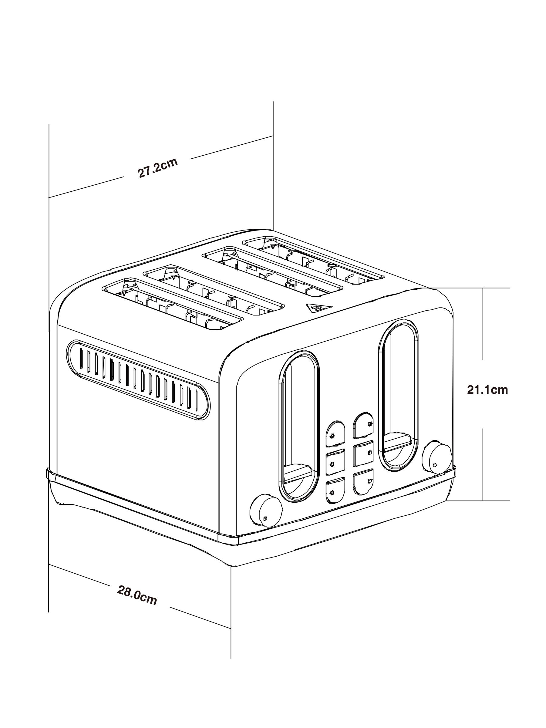 Buy Black/Copper Electric 4 Slice Toaster from the Next UK online shop