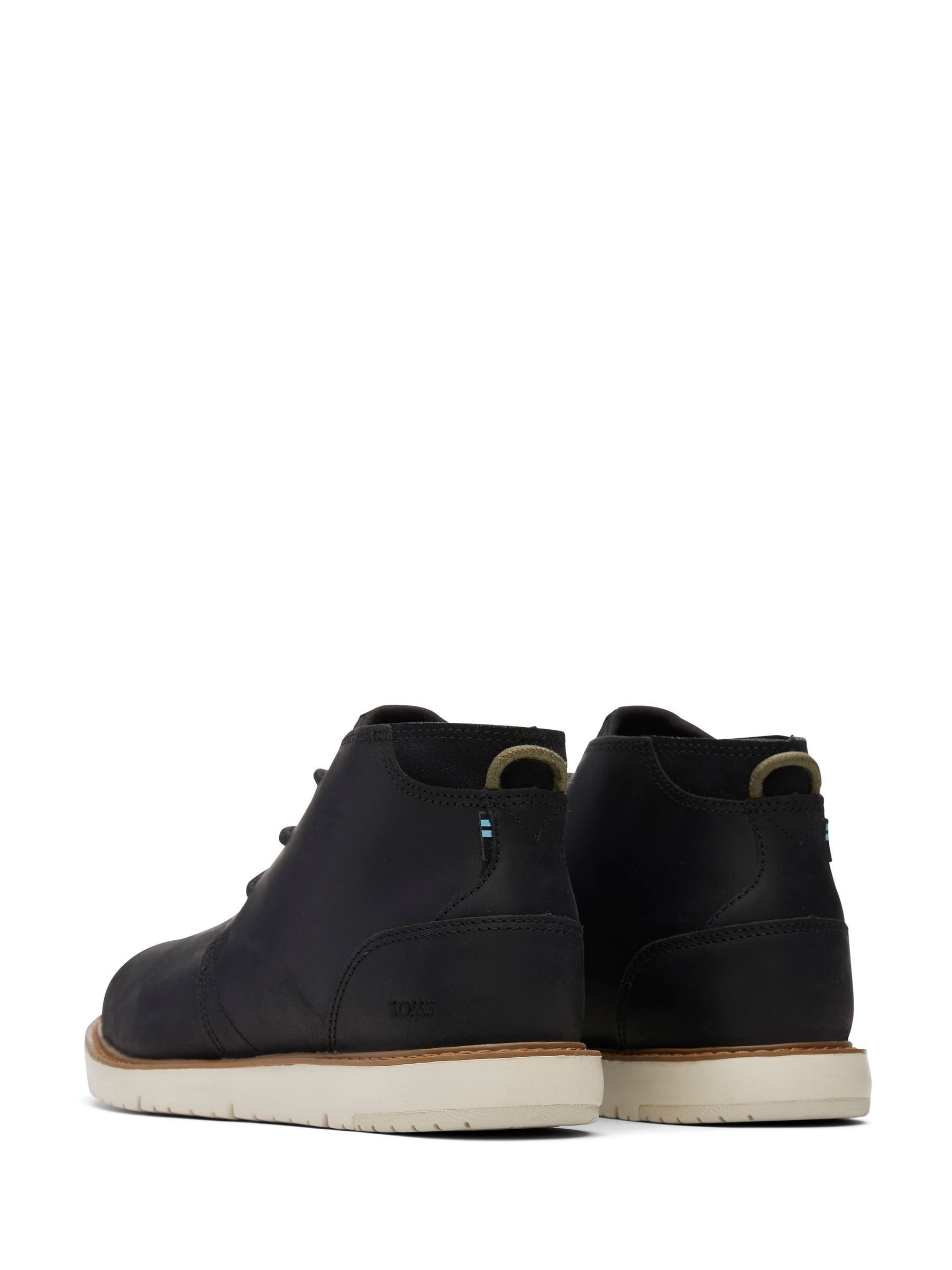 Buy Black Navi Leather Mid Boots from the Next UK online shop
