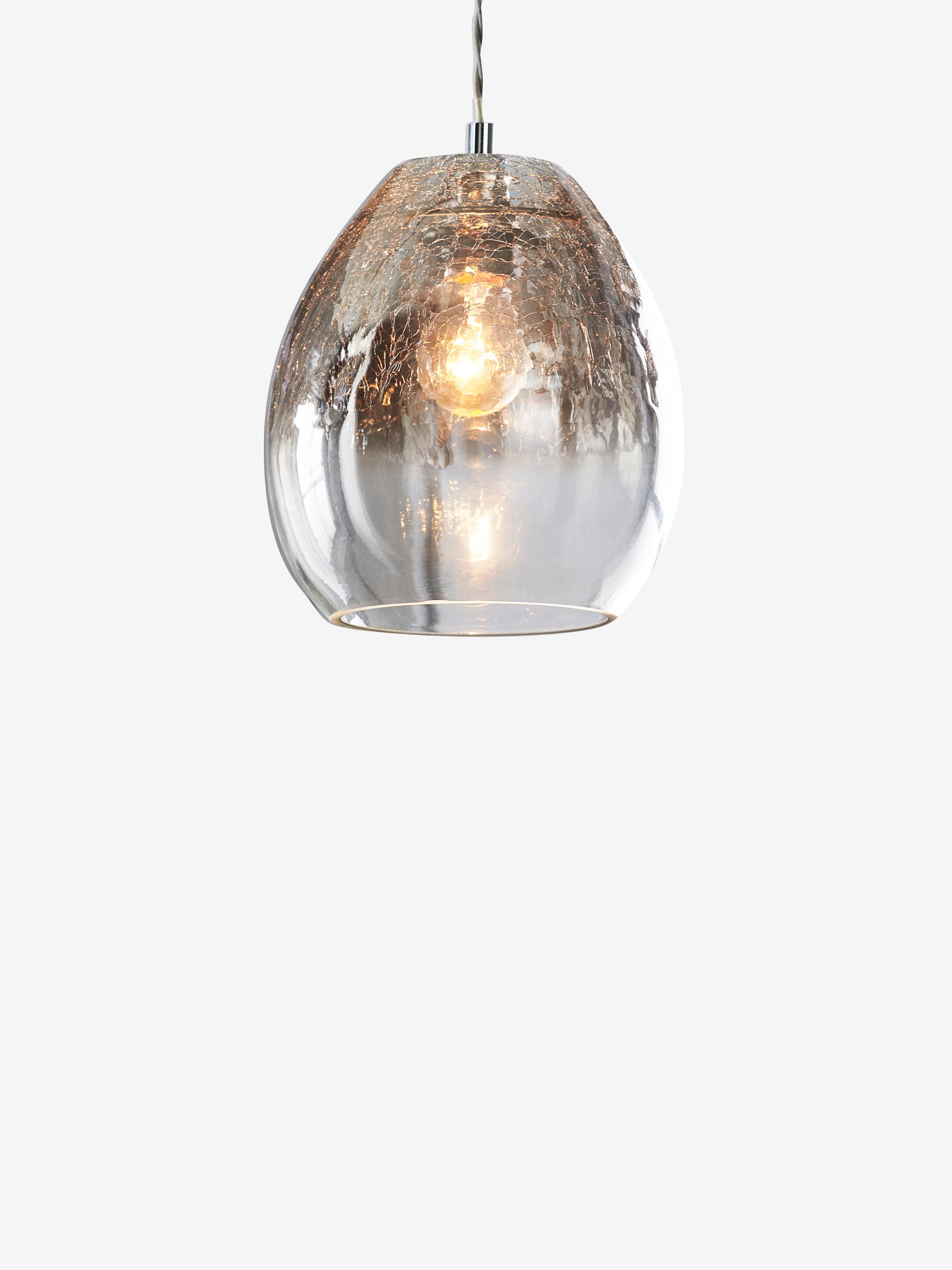 Buy Smoke Grey Isla Ombre Easy Fit Lamp Shade from Next USA