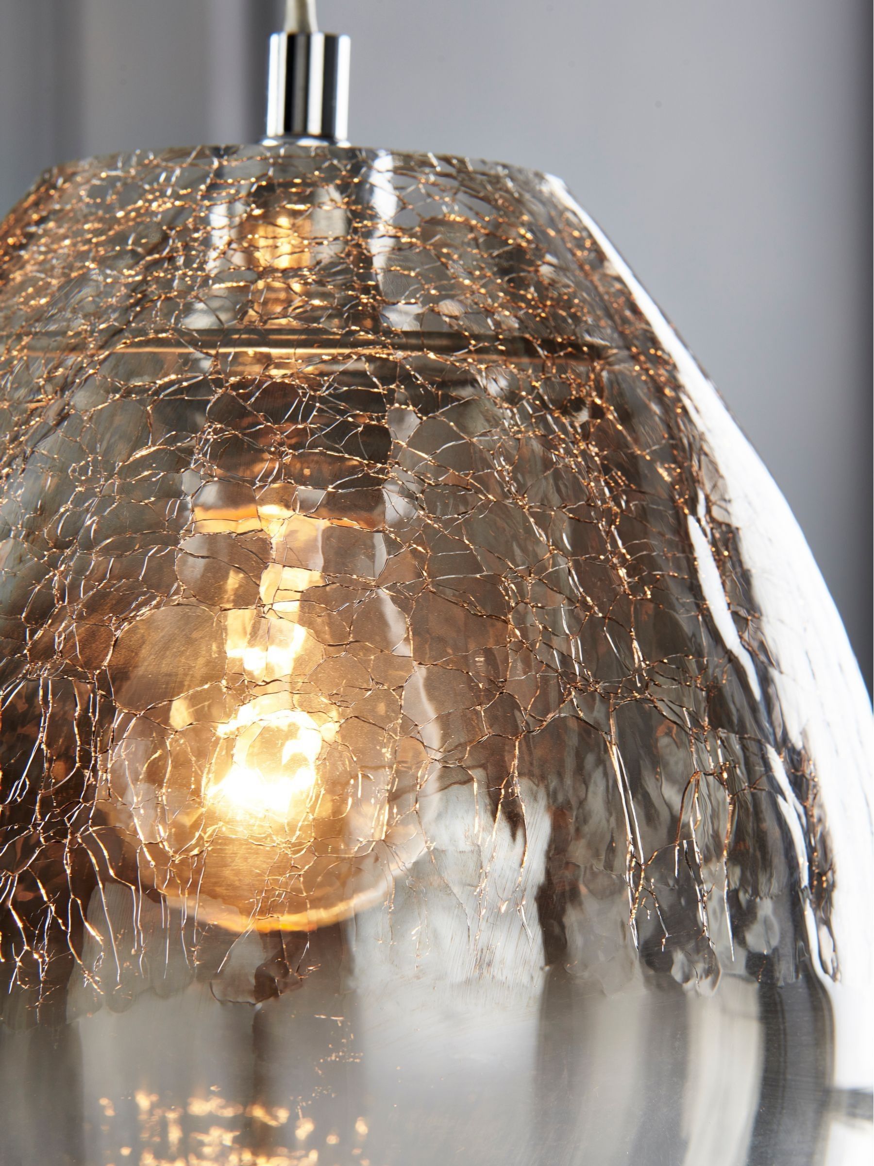 Buy Smoke Grey Isla Ombre Easy Fit Lamp Shade from Next USA