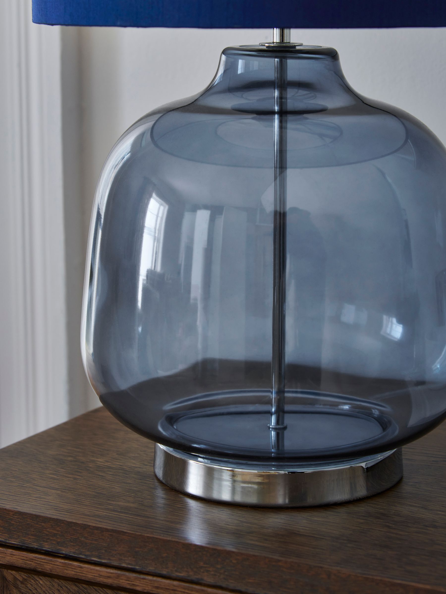 Buy Navy Blue Connor Large Table Lamp from the Next UK online shop