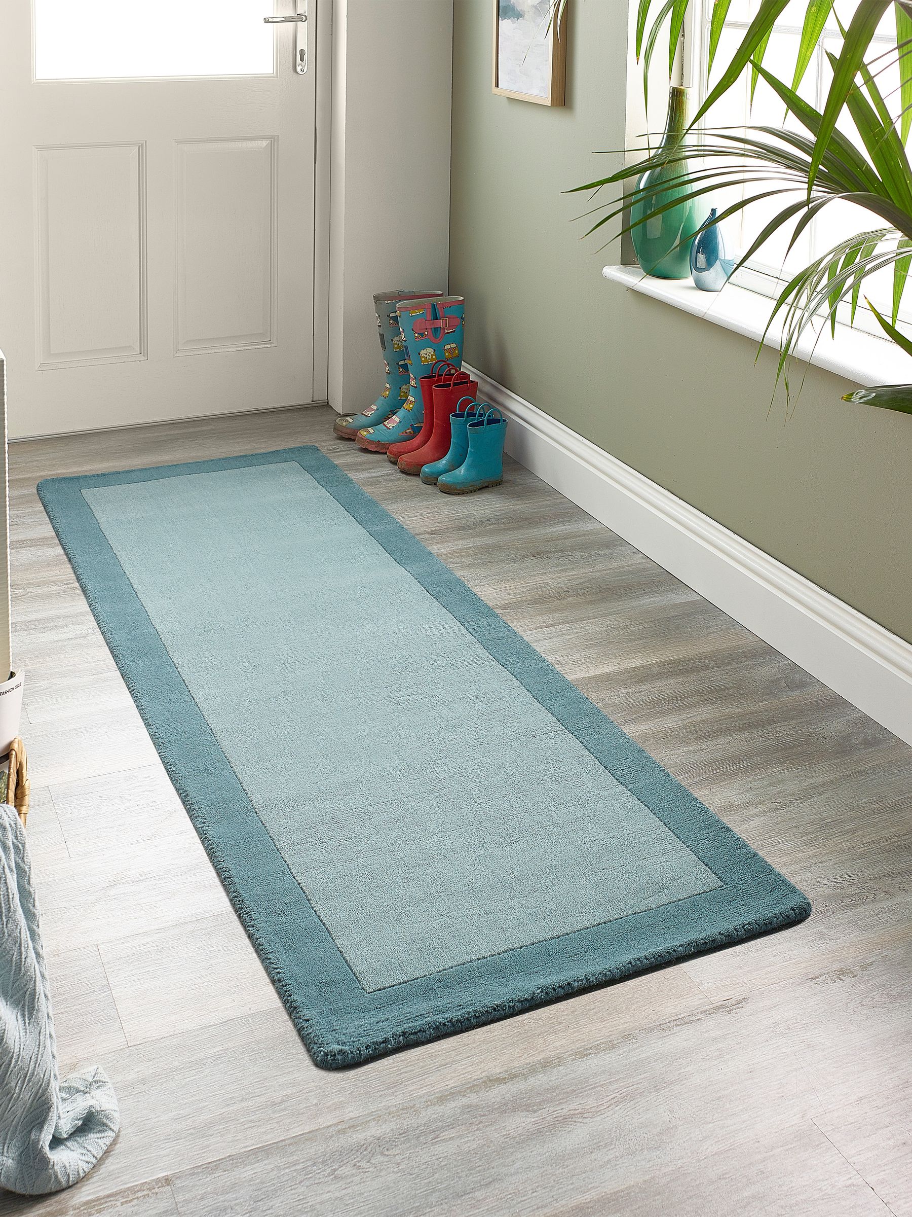 Buy Origin Rugs Duck Egg Blue Runner from the Next UK online shop