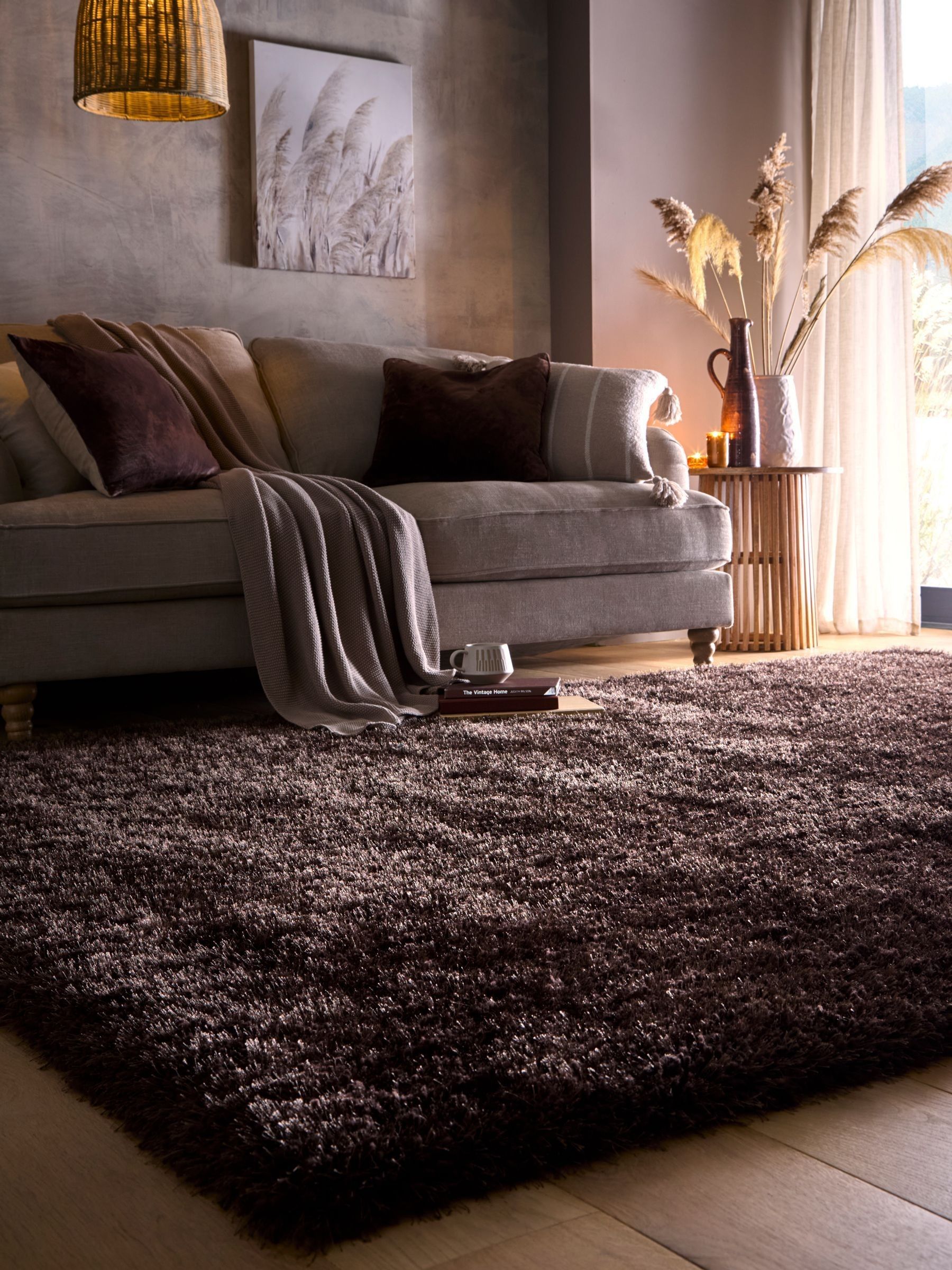 Buy Origin Rugs Chocolate Brown Chicago Rug from the Next UK online shop