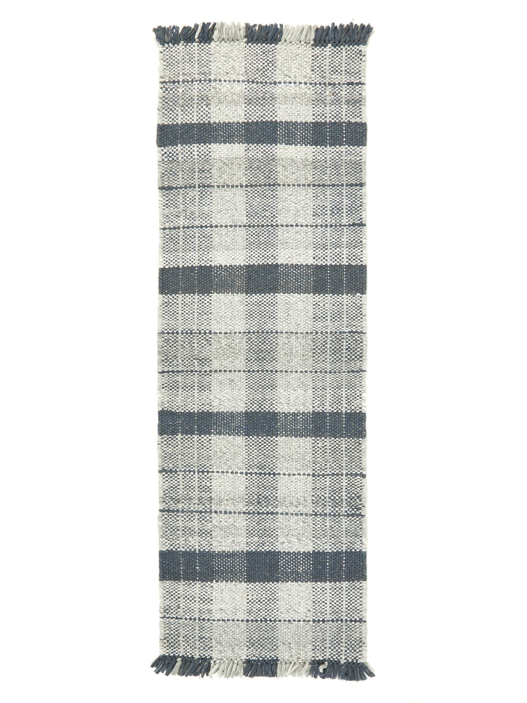 Buy Origin Rugs Navy Highland Check Runner from the Next UK online shop