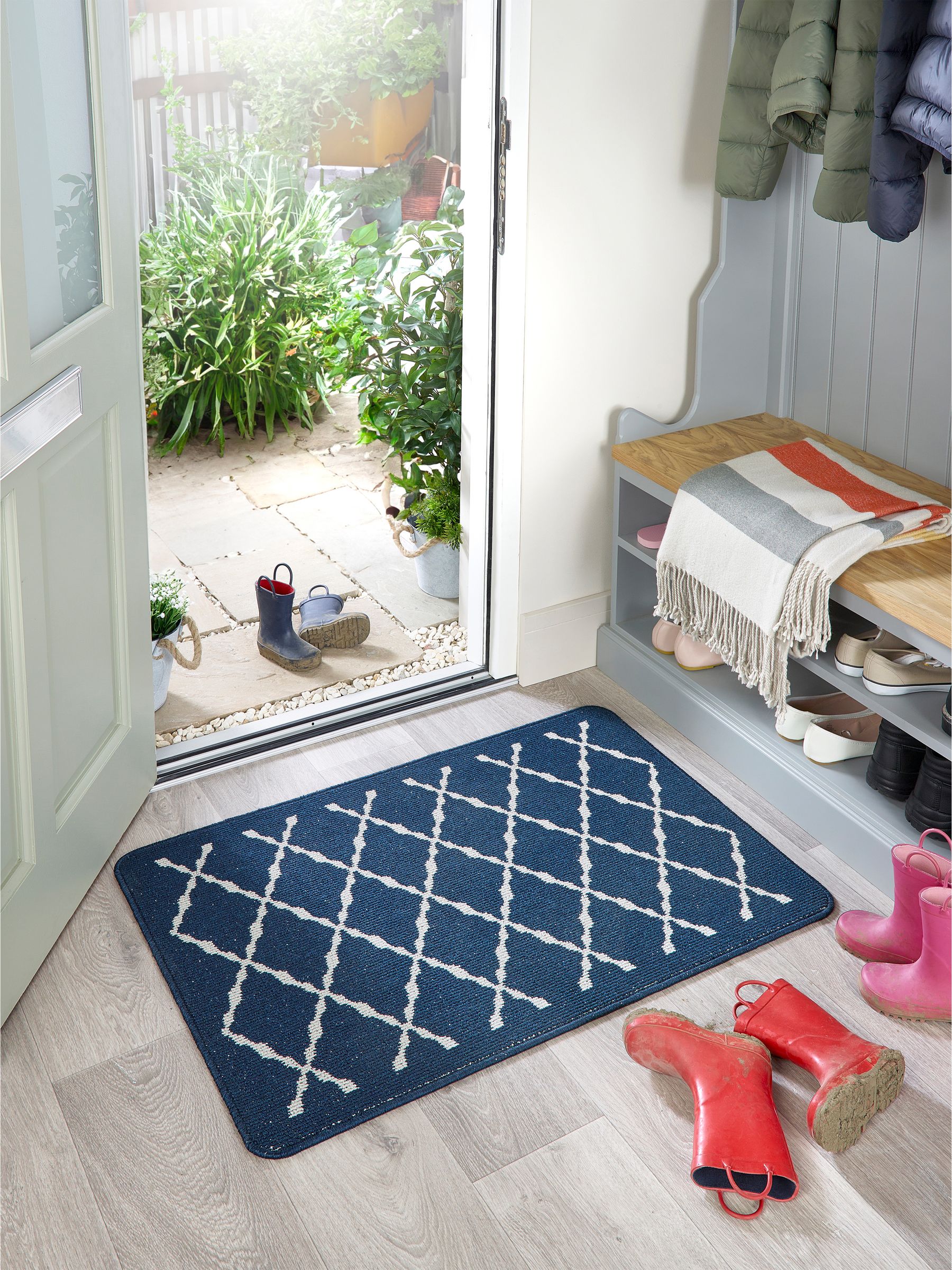 Buy My Mat Navy Arbor Small Doormats from the Next UK online shop