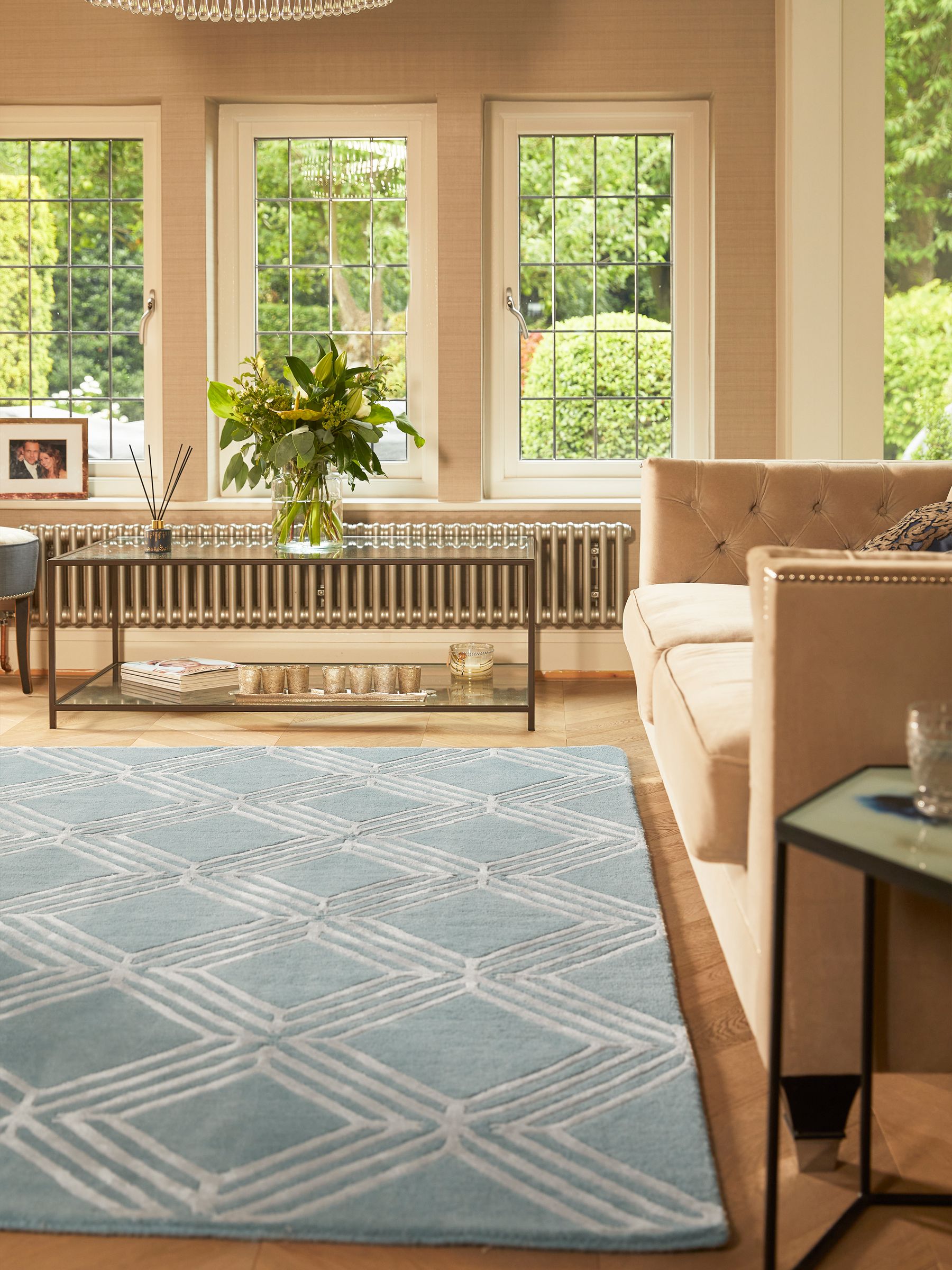 Buy Origin Rug Collection. Blue Estelle Rug from the Next UK online shop