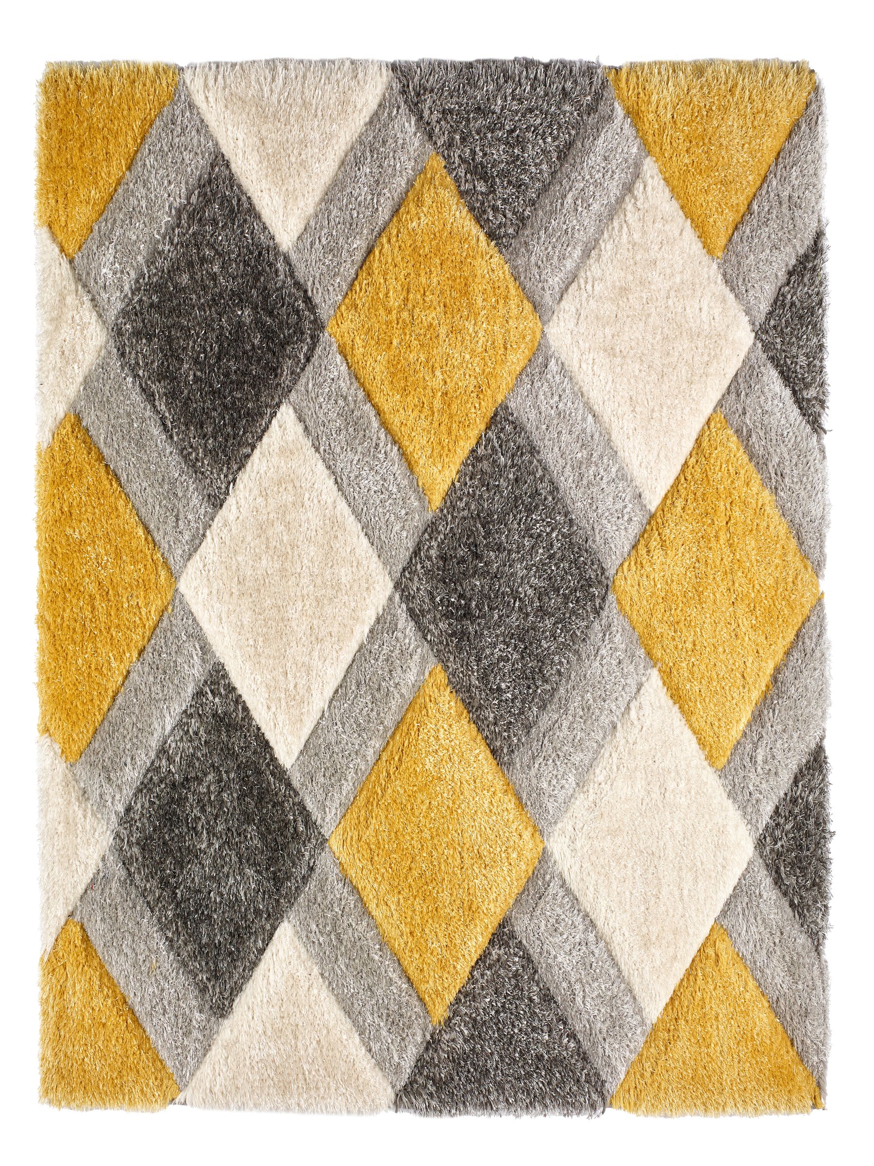 Buy Origin Rugs Ochre 3D GEO Shaggy Rug from the Next UK online shop