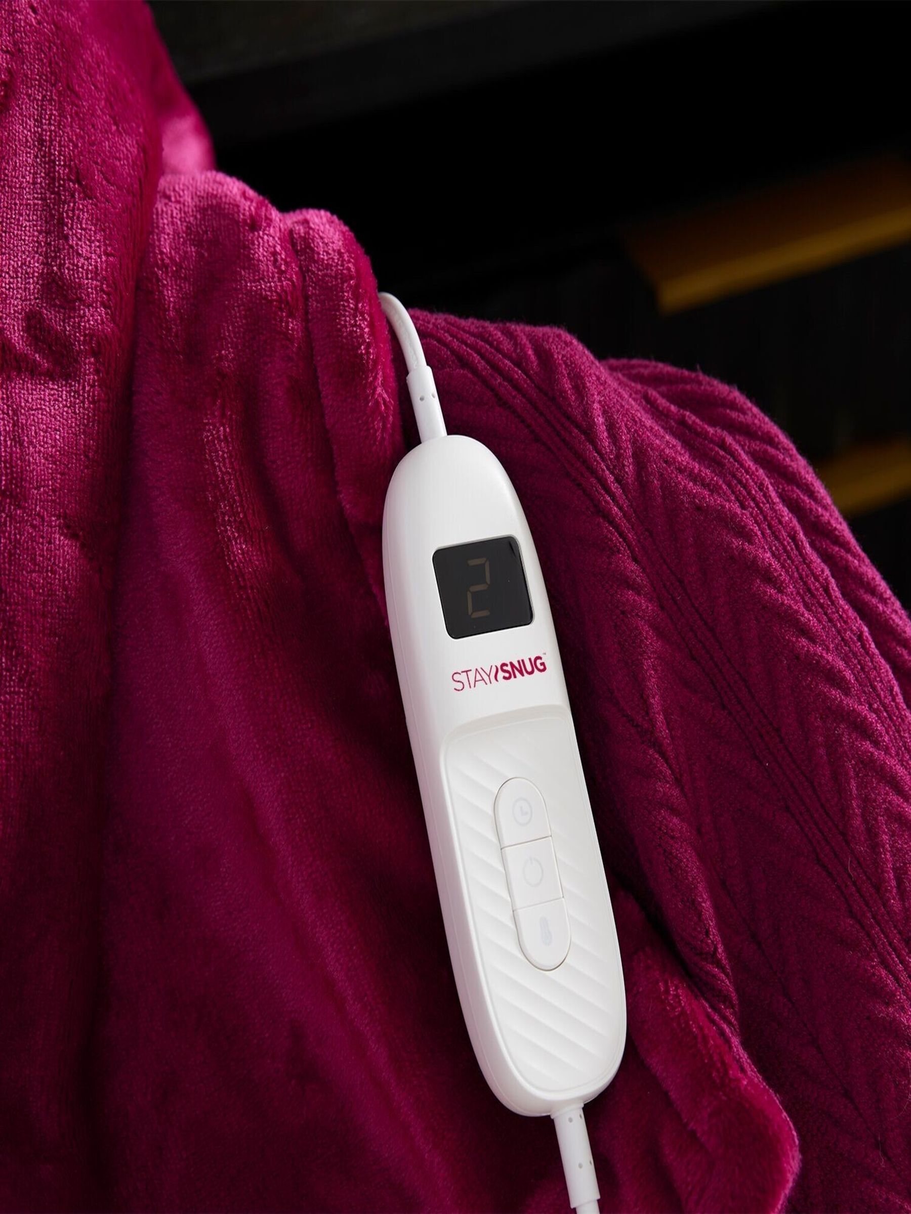 Buy Lakeland Red Knitted Heated Throw from the Next UK online shop