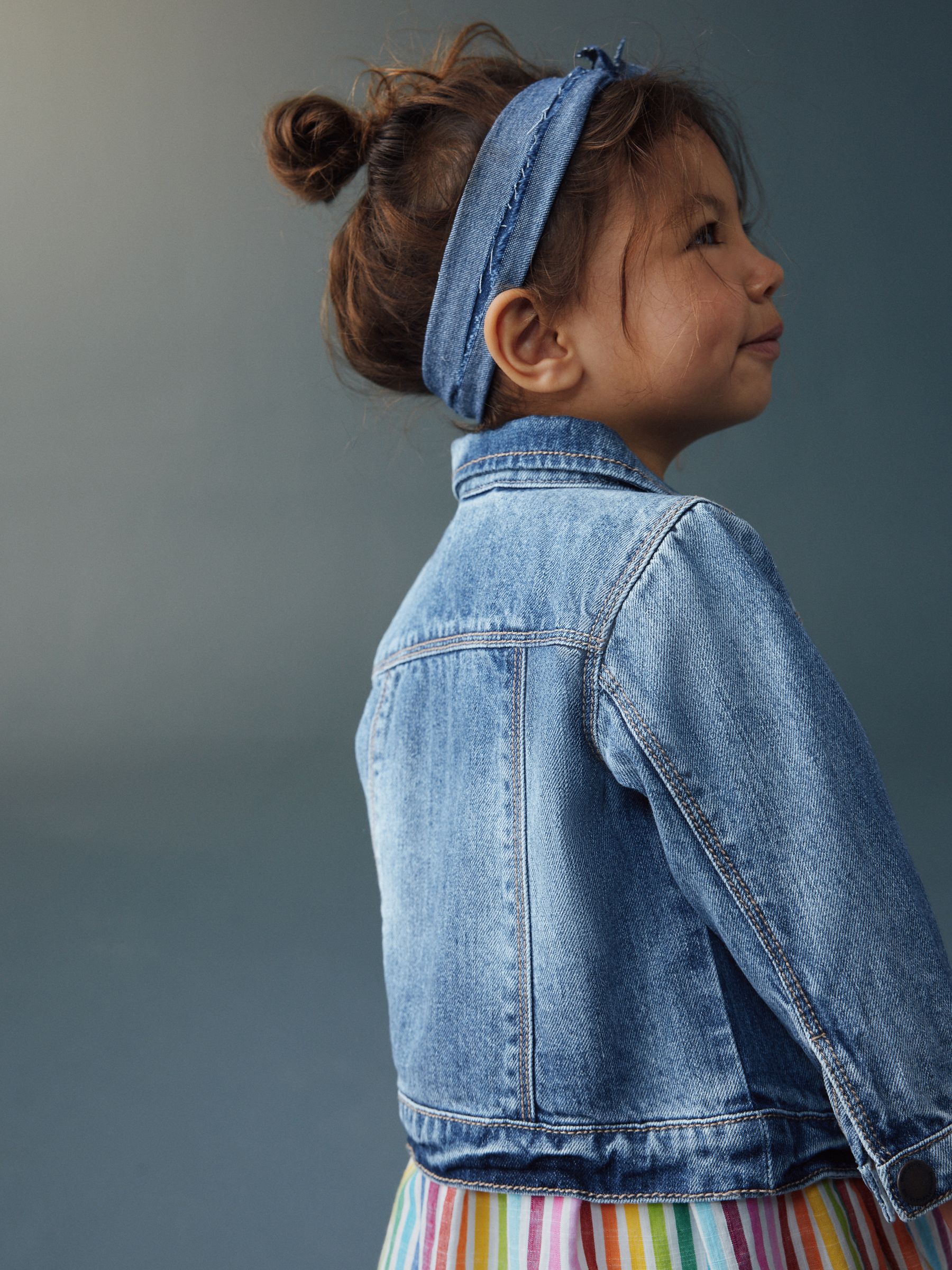 Buy Mid Blue Denim Western 100% Cotton Jacket (3mths-7yrs) from Next ...