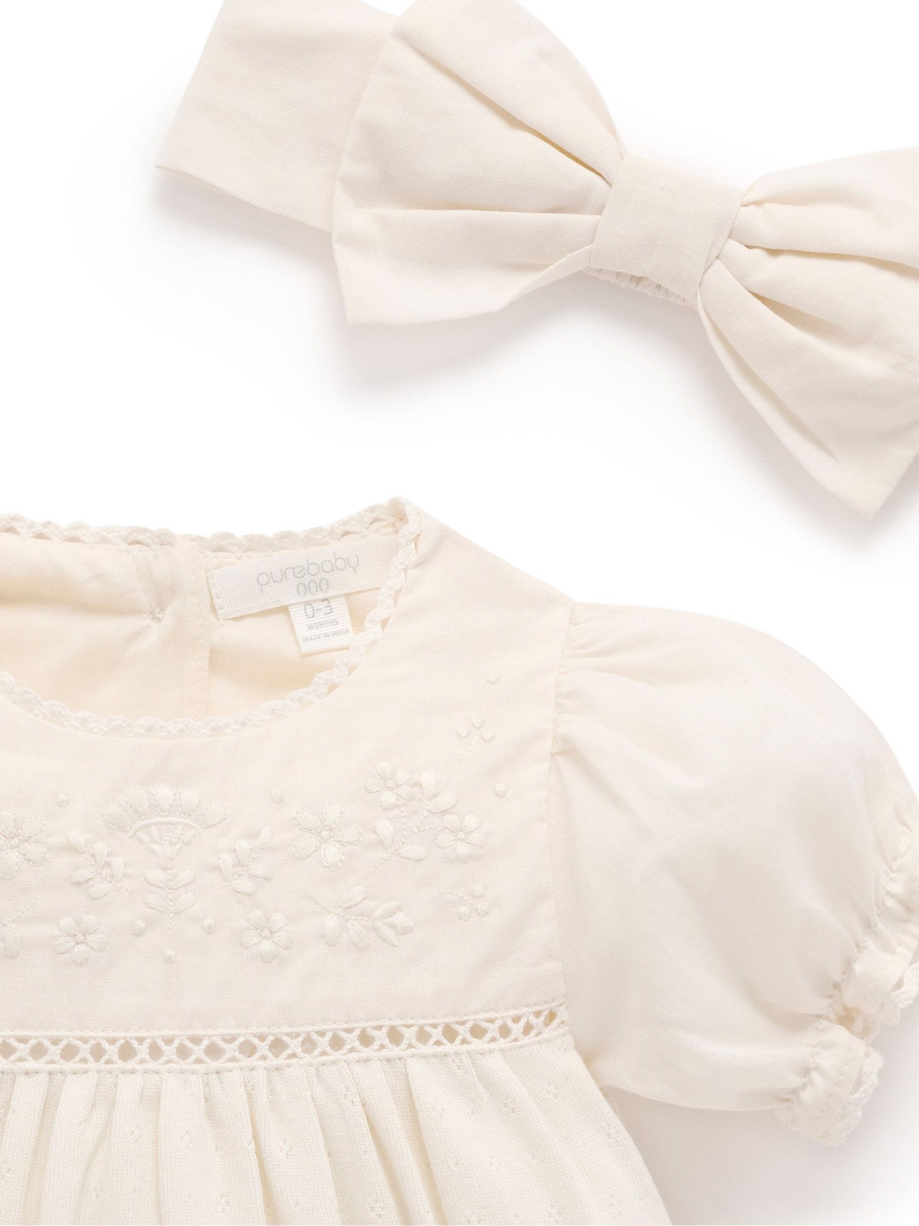 Buy Purebaby Embroidered Bodysuit Set from Next Slovakia