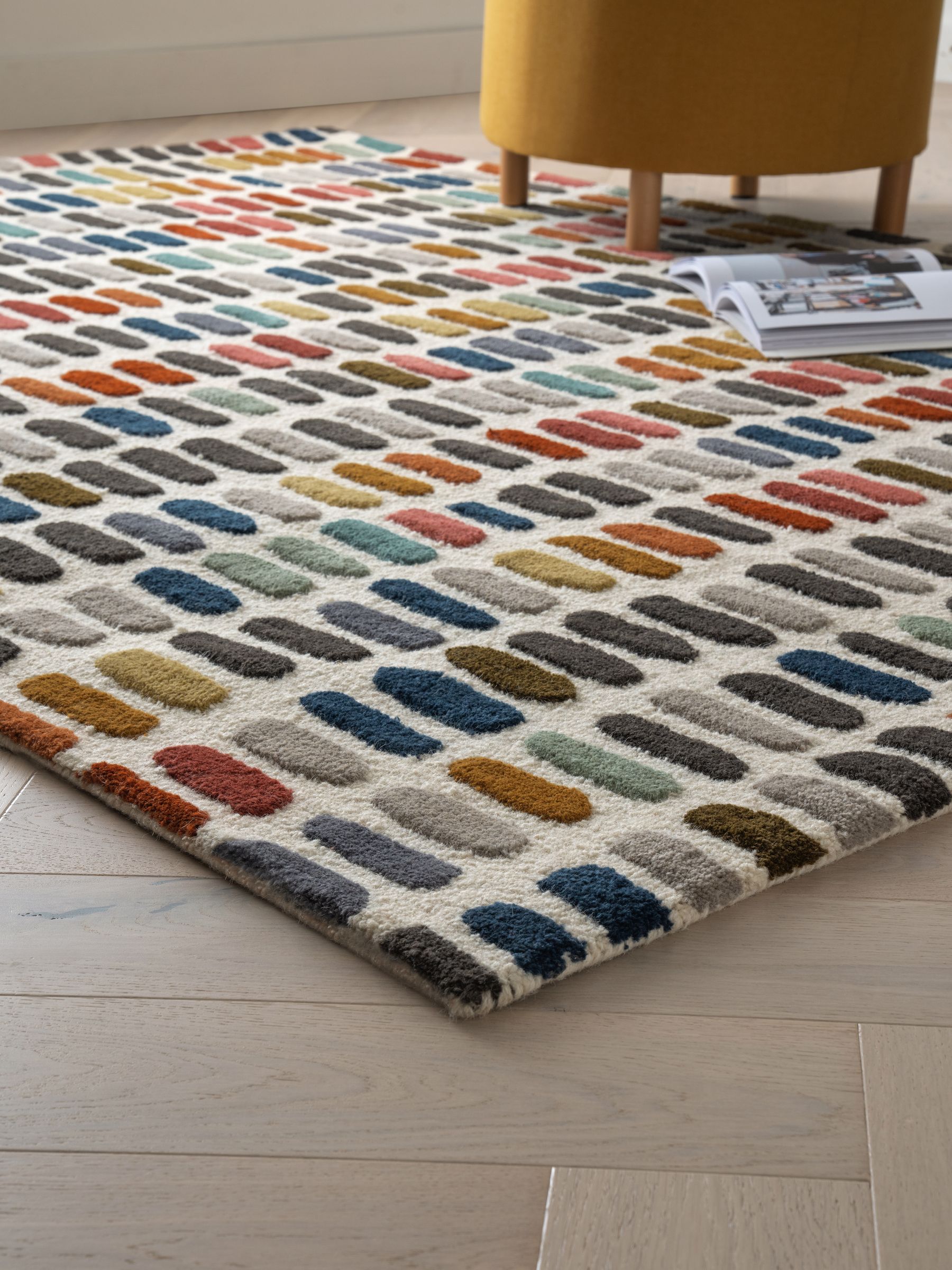 Buy Multicoloured Sketch Rug from the Next UK online shop