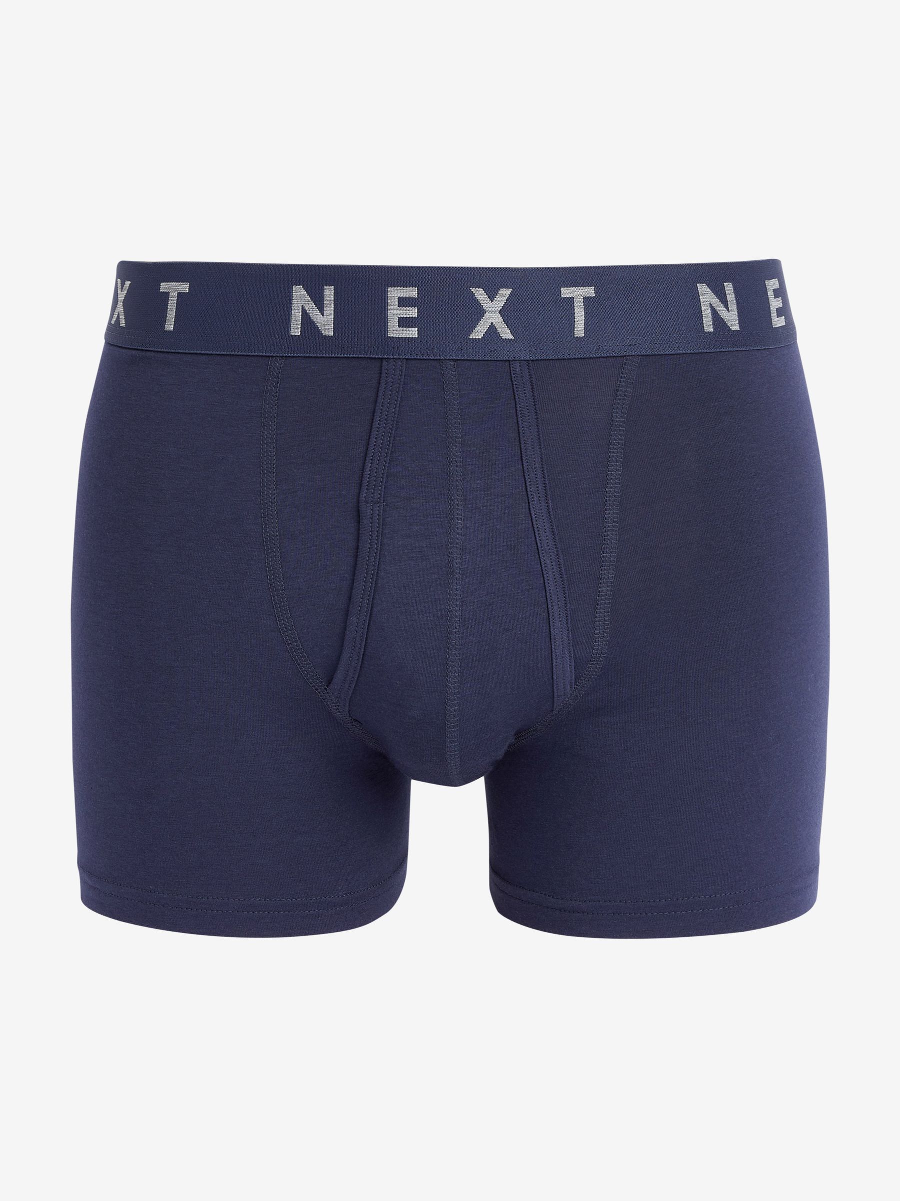 Buy Blue/Grey Modal Signature A-Front Boxers 4 Pack from the Next UK ...