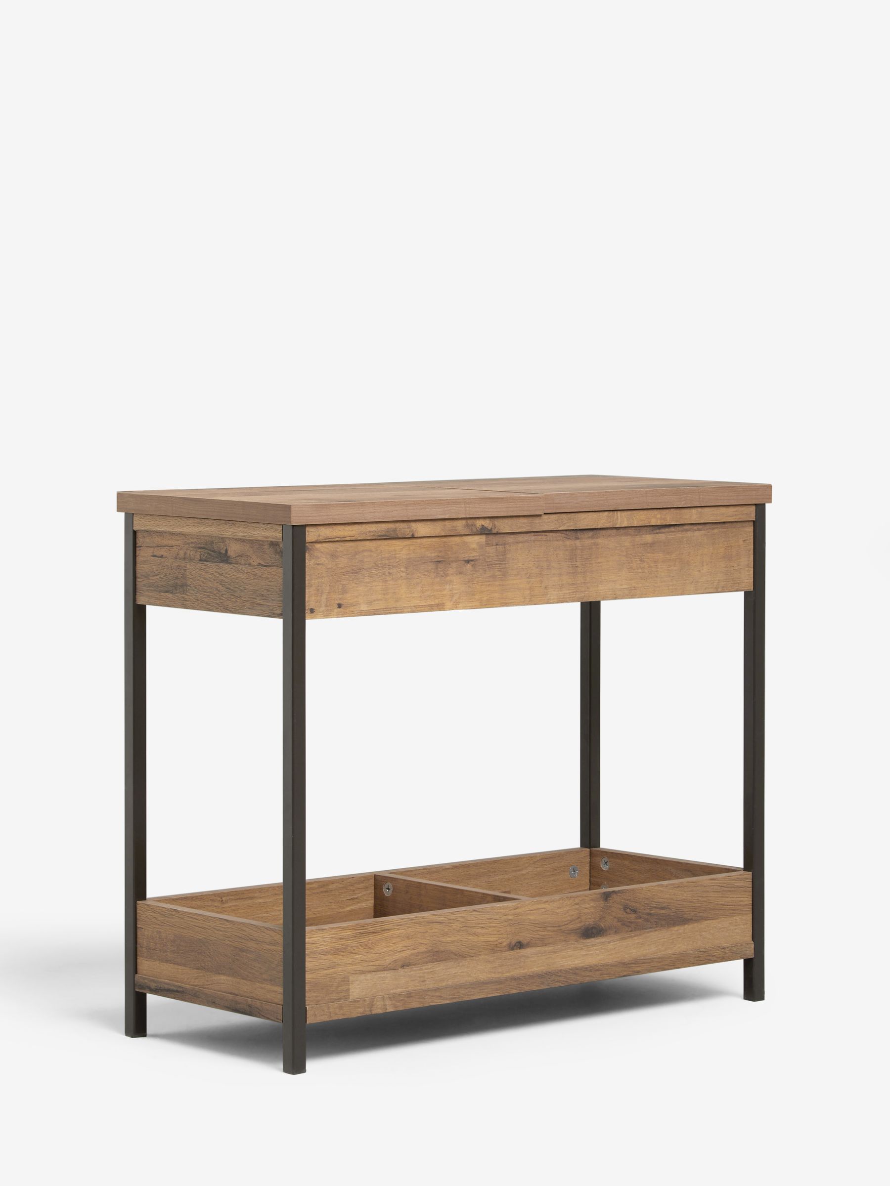 Buy Dark Bronx Oak Effect Side Table from the Next UK online shop