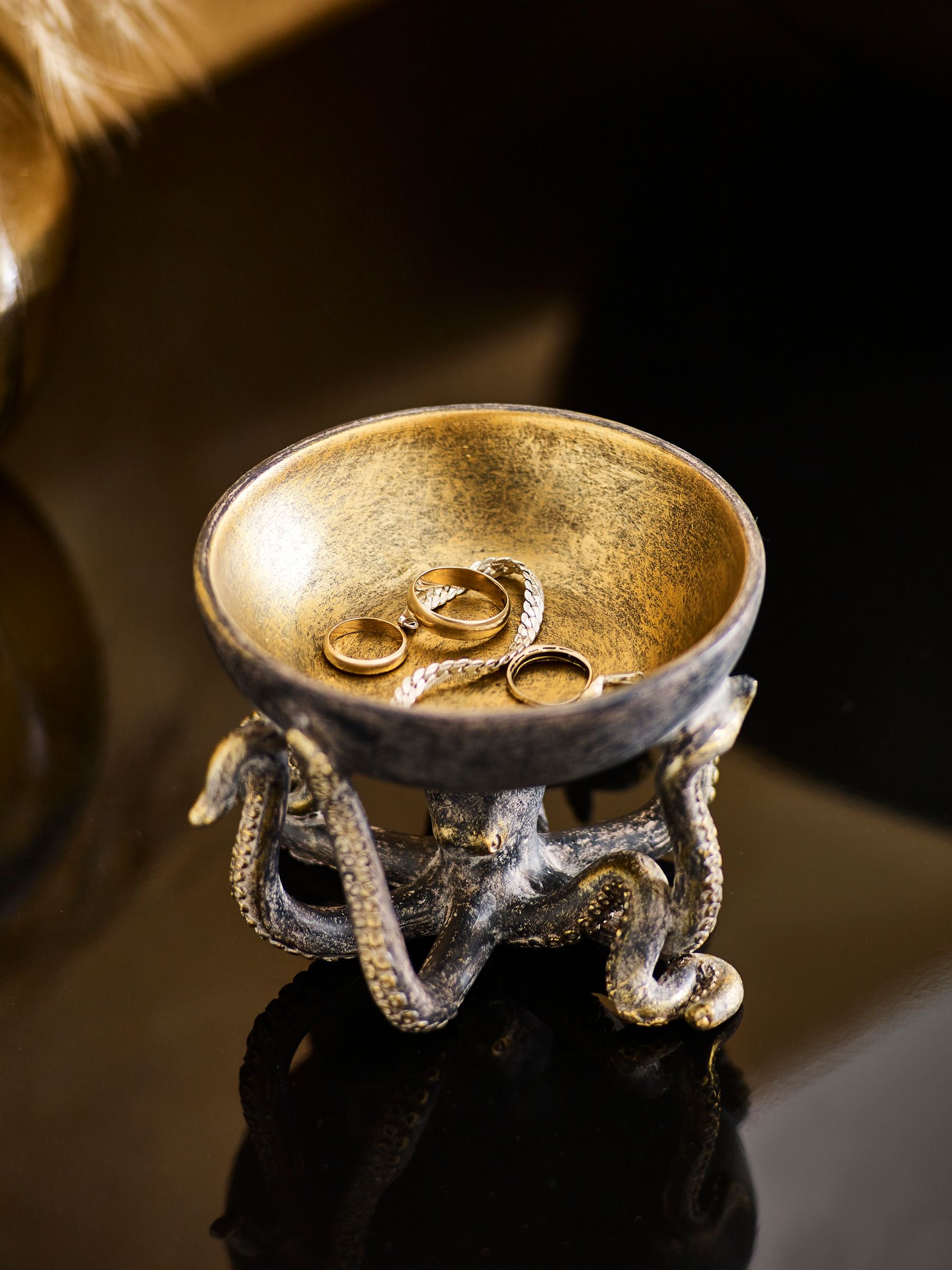 Buy Black Octopus Soap Dish Ornament from the Next UK online shop