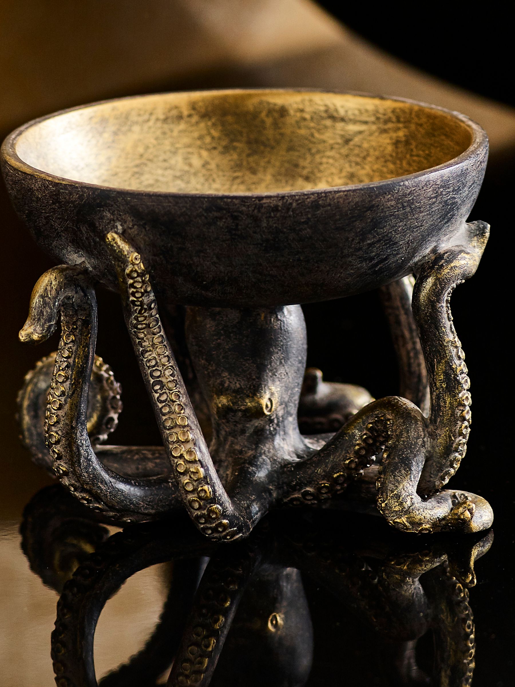 Buy Black Octopus Soap Dish Ornament from the Next UK online shop
