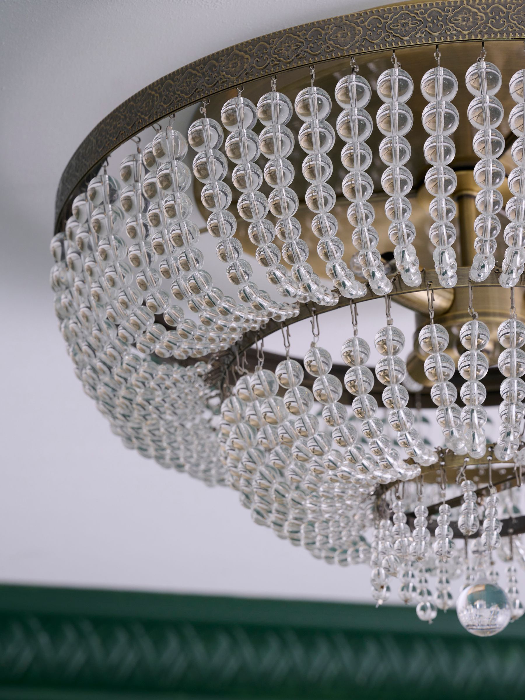 Buy Brass Bamburgh 3 Light Flush Fitting Ceiling Light from the Next UK ...