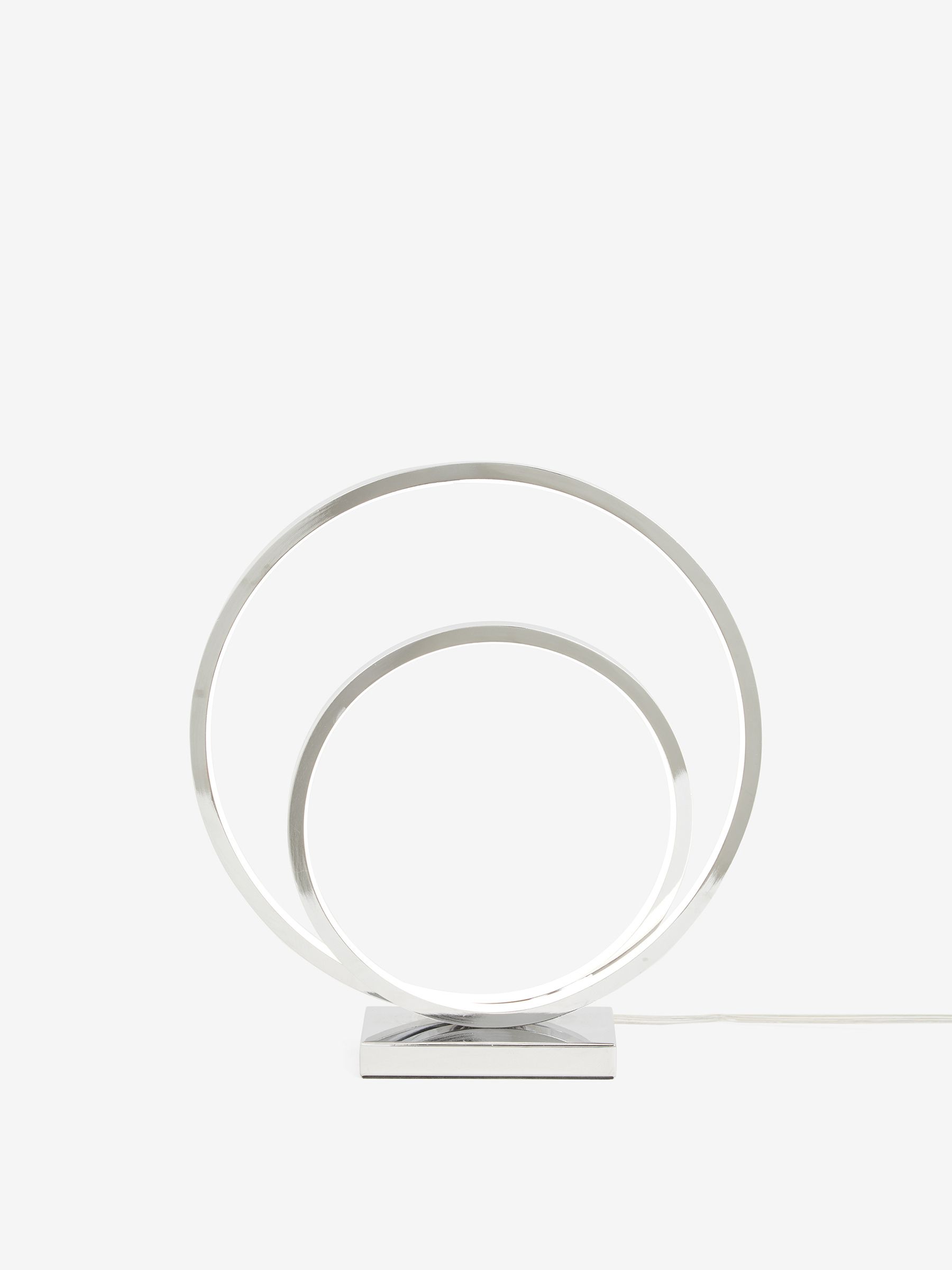 Buy Chrome LED Eternity Touch Table Lamp from the Next UK online shop