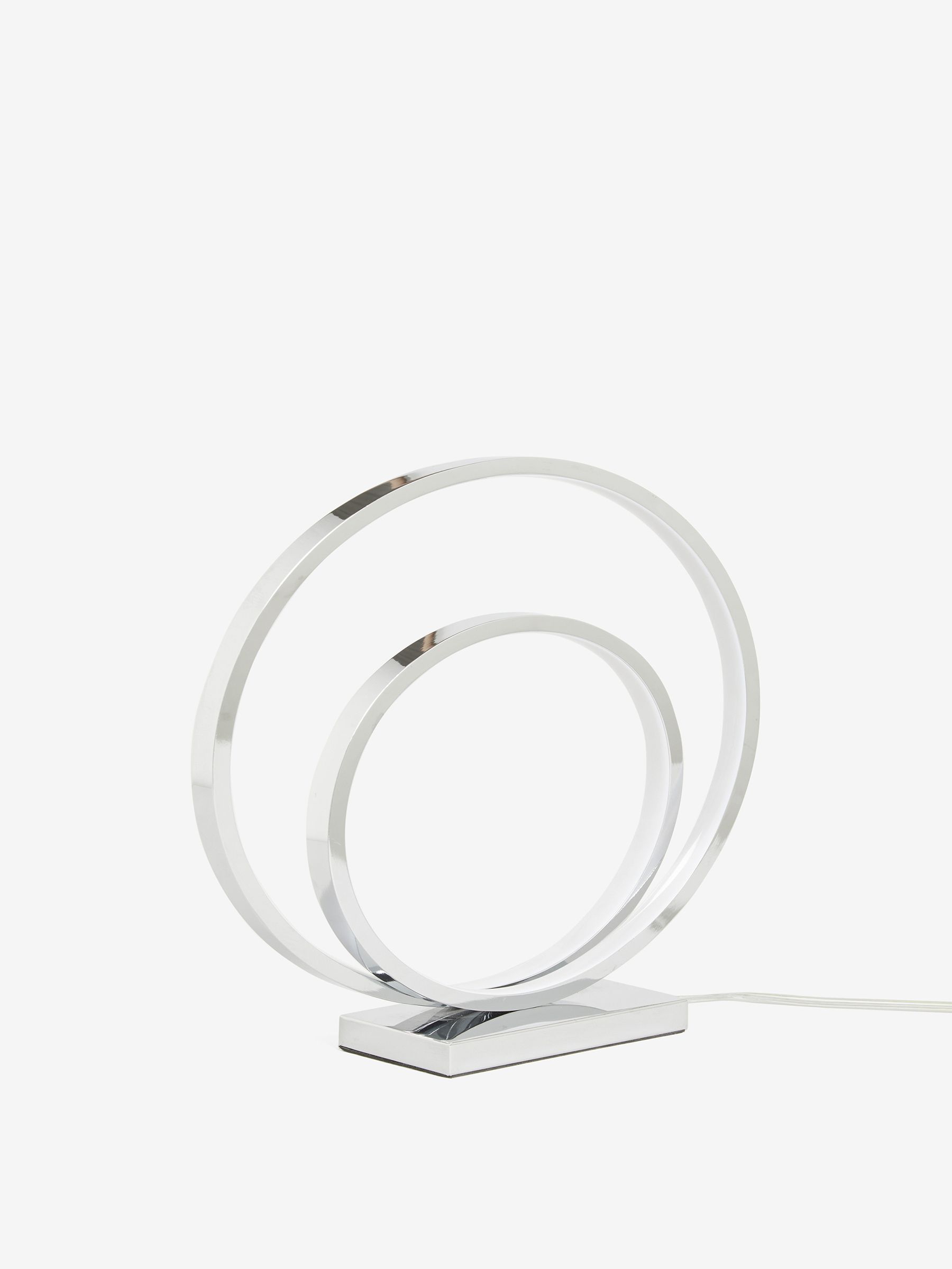 Buy Chrome LED Eternity Touch Table Lamp from the Next UK online shop