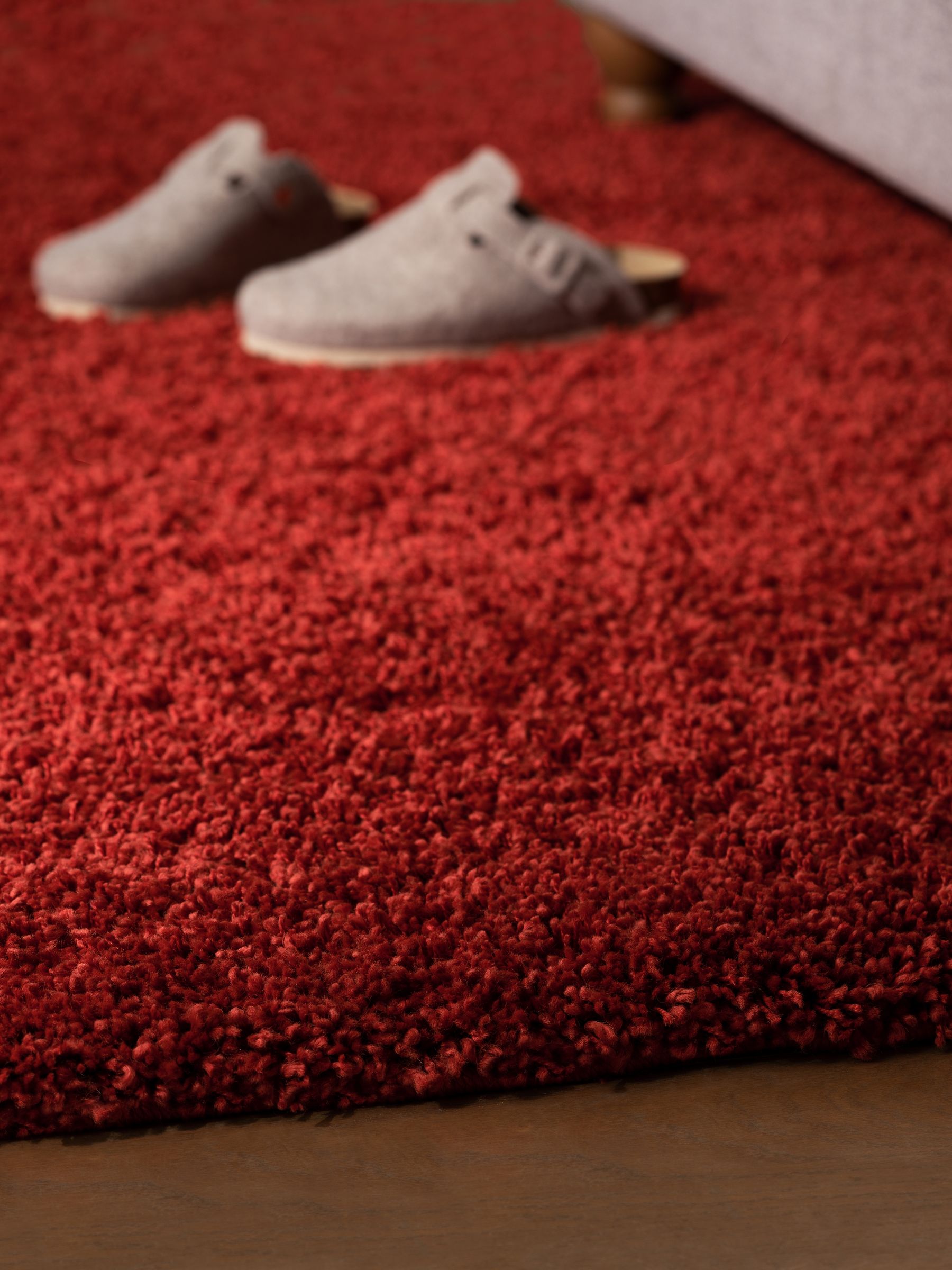 Buy Rust Red Premium Cosy Shaggy Rug from the Next UK online shop