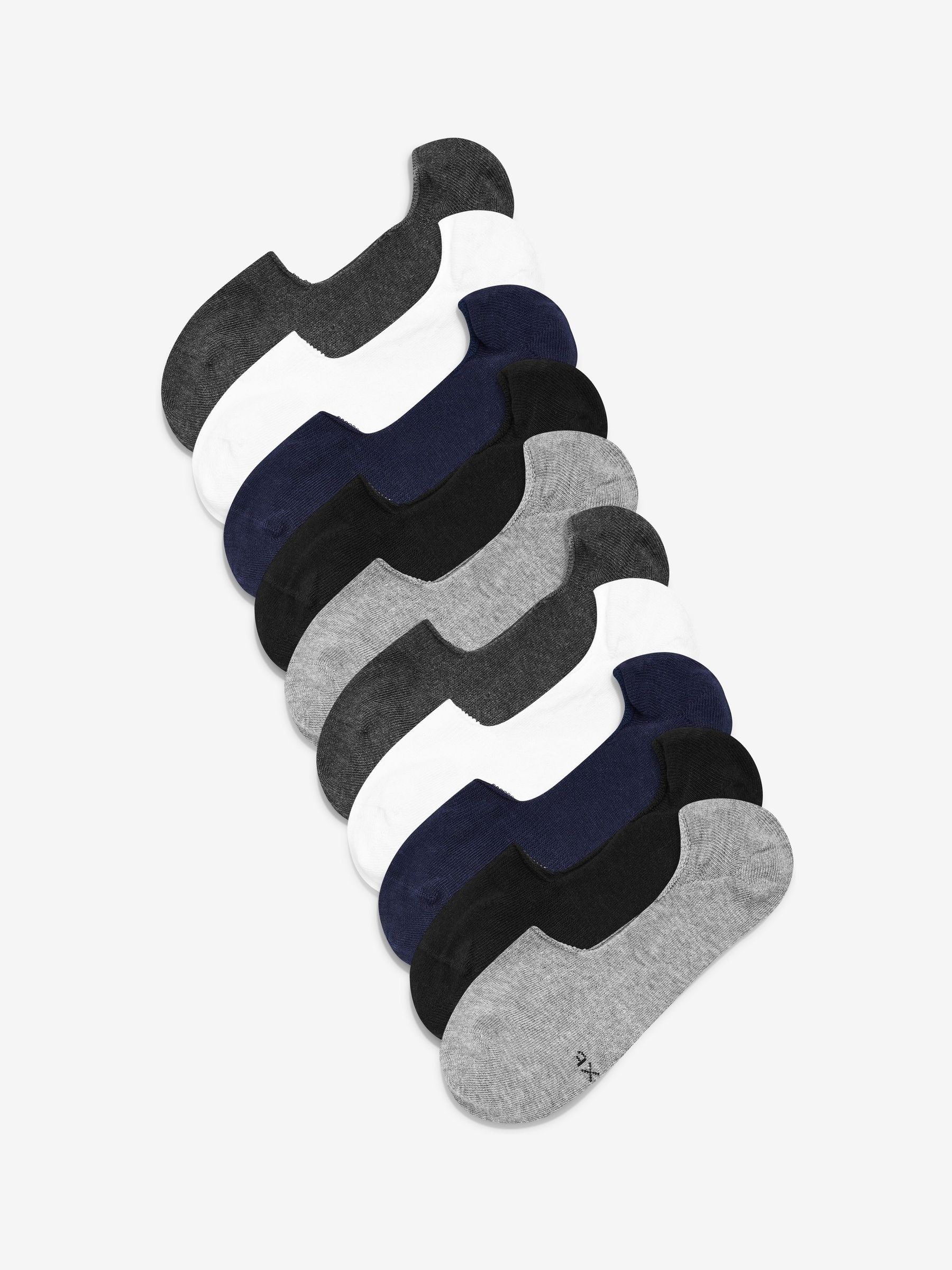 Buy Multi Invisible Trainer Socks 10 Pack from Next Australia