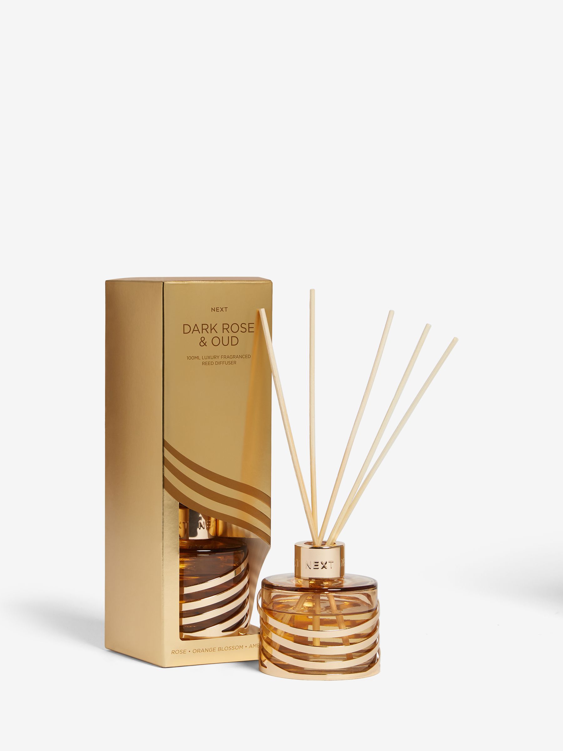 Buy Gold Dark Rose and Oud Astrid 100ml Diffuser from the Next UK ...