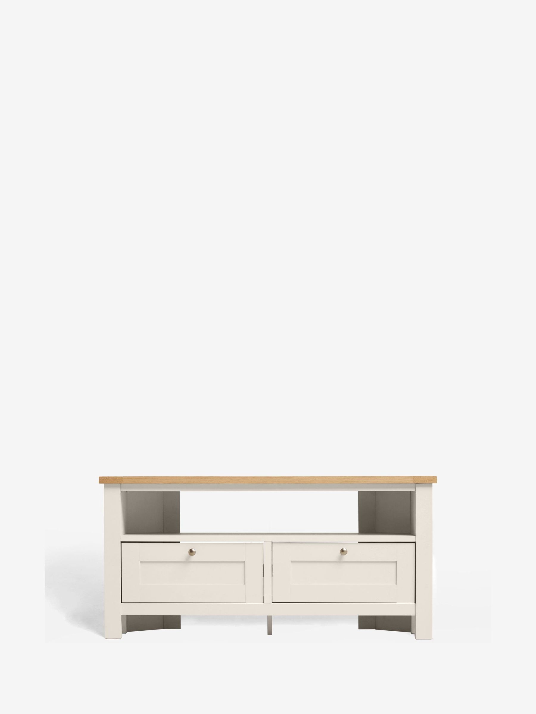 Buy Cream Malvern Oak Effect Corner TV Unit, Up to 46 Inch from the ...