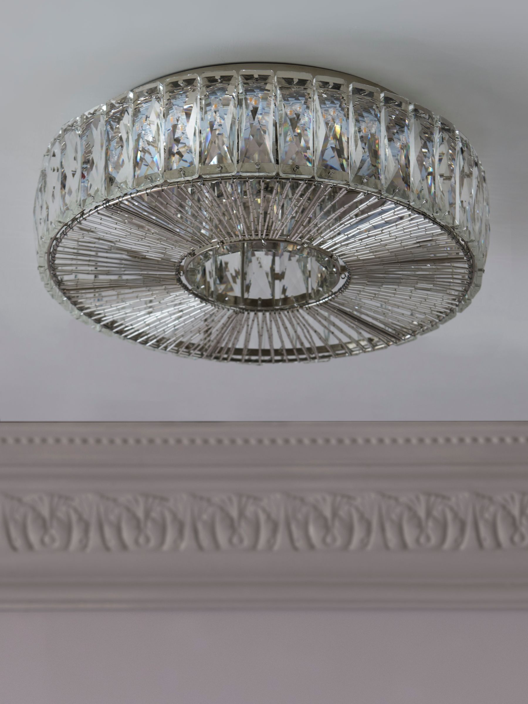 Buy Clear Aria Flush Fitting Ceiling Light from the Next UK online shop