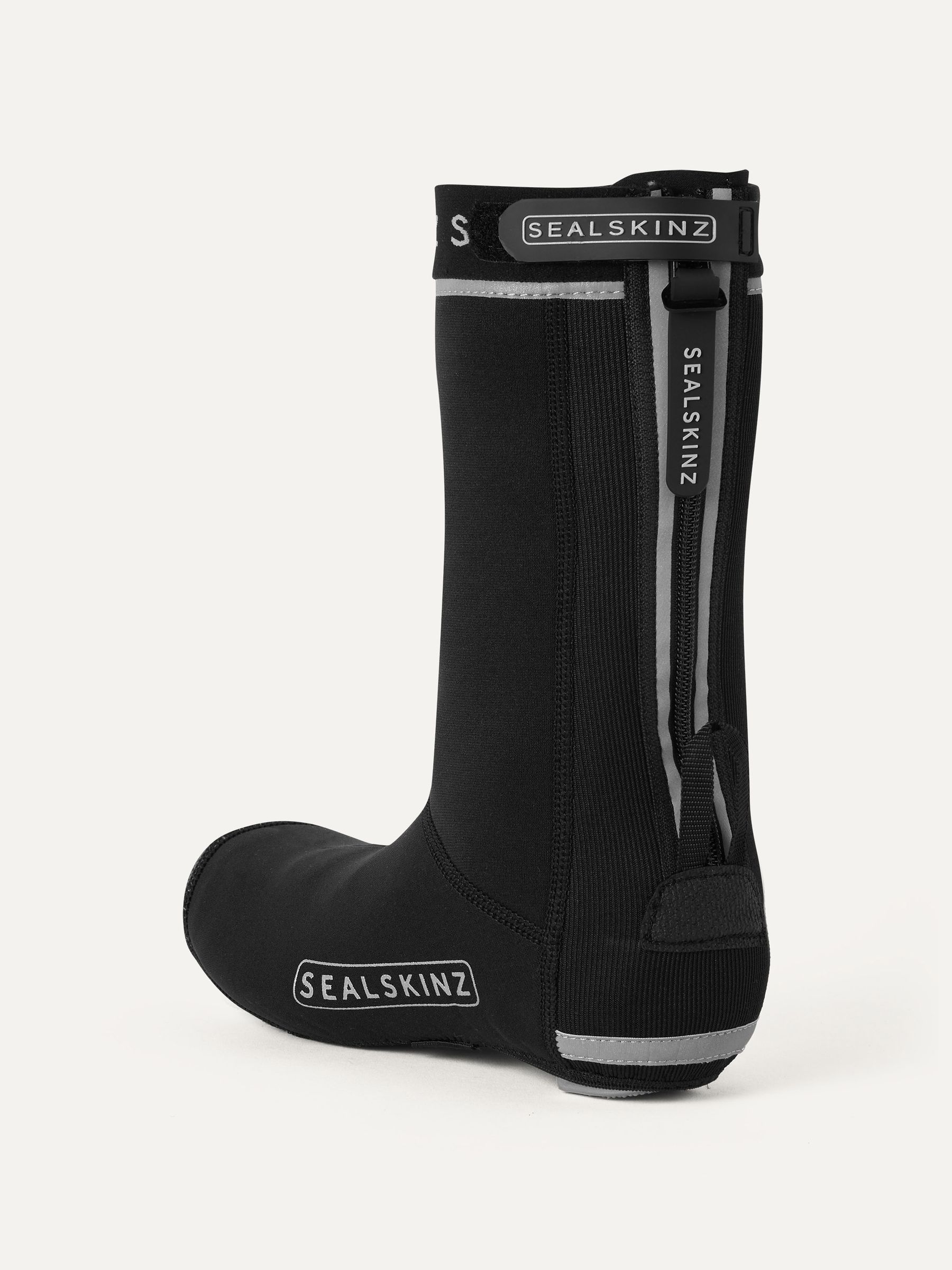 Buy Sealskinz Black Caston All Weather Cycle Overshoe (Open Sole) from ...