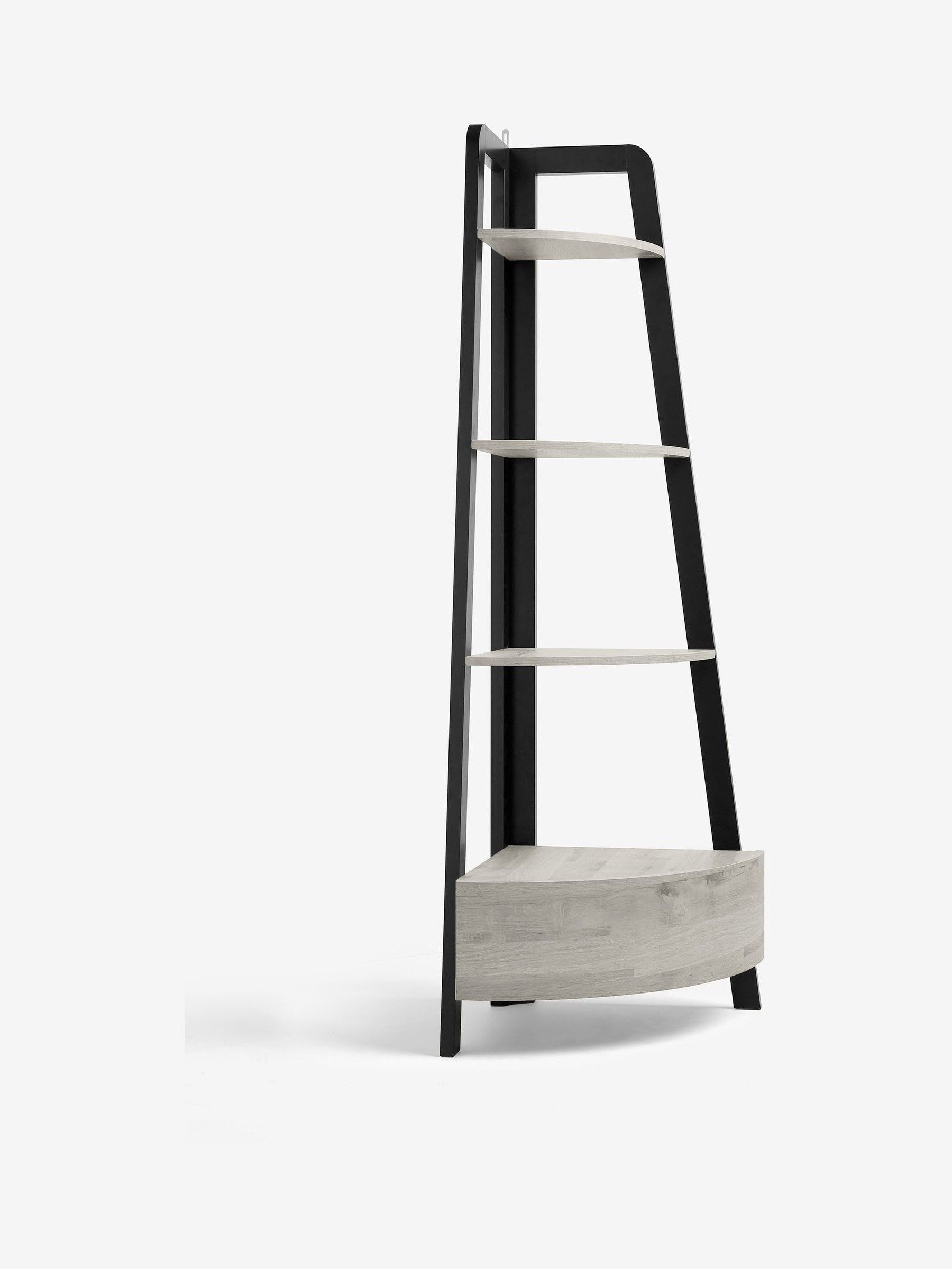 Buy Grey Bronx Oak Effect Corner Ladder Shelf from the Next UK online shop