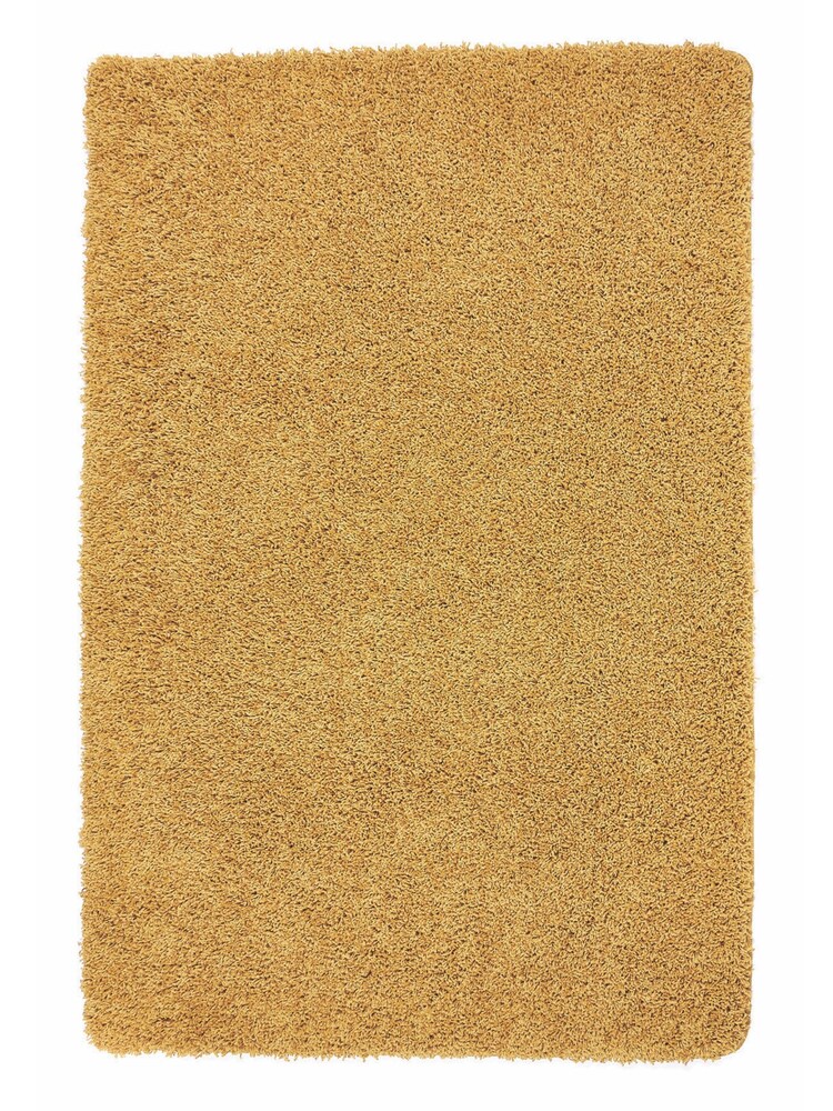 Buy My Mat Ochre Yellow Soft Stain Resistant And Washable Rug from the ...
