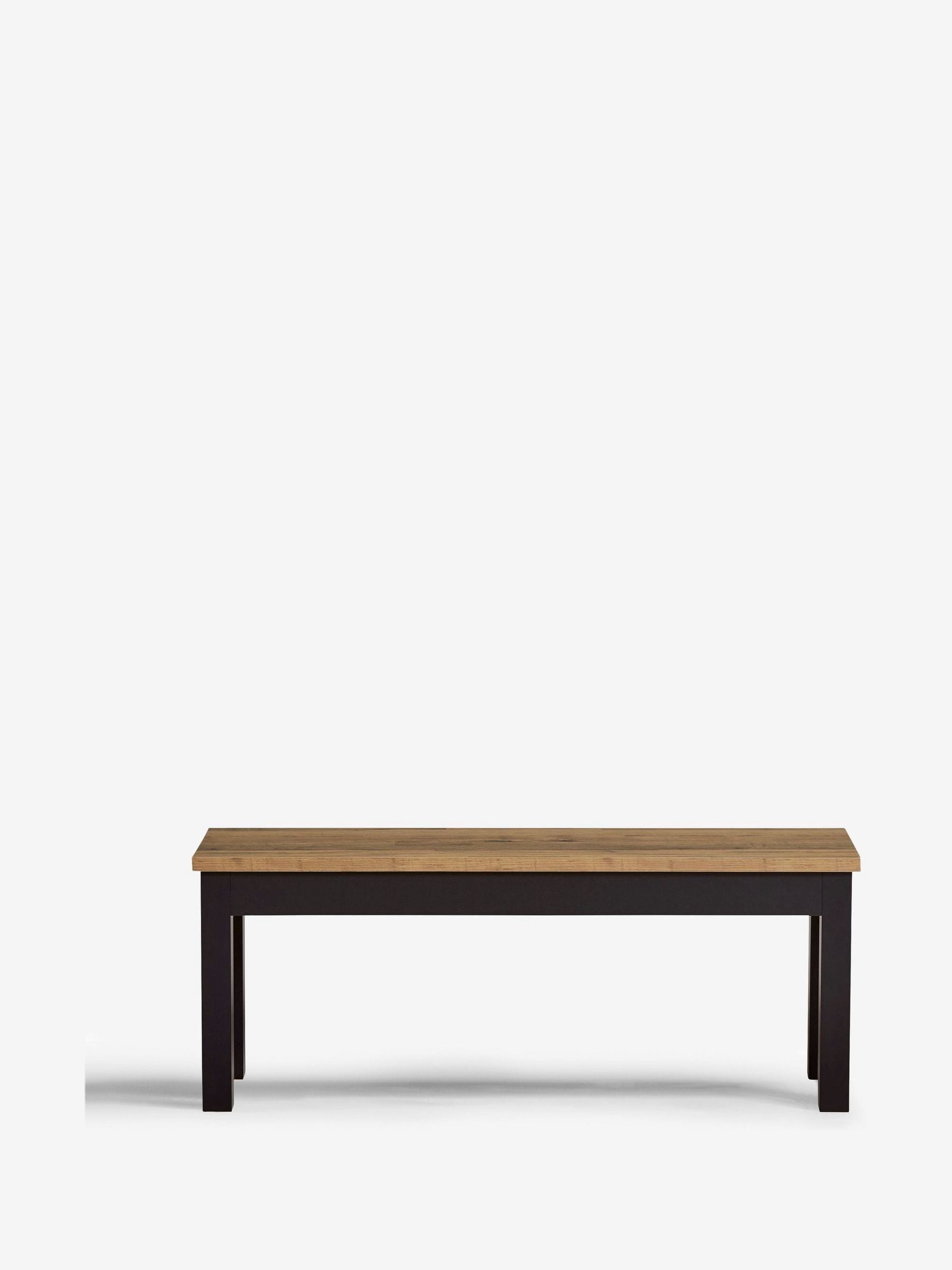 Buy Dark Bronx Oak Effect Bench from the Next UK online shop
