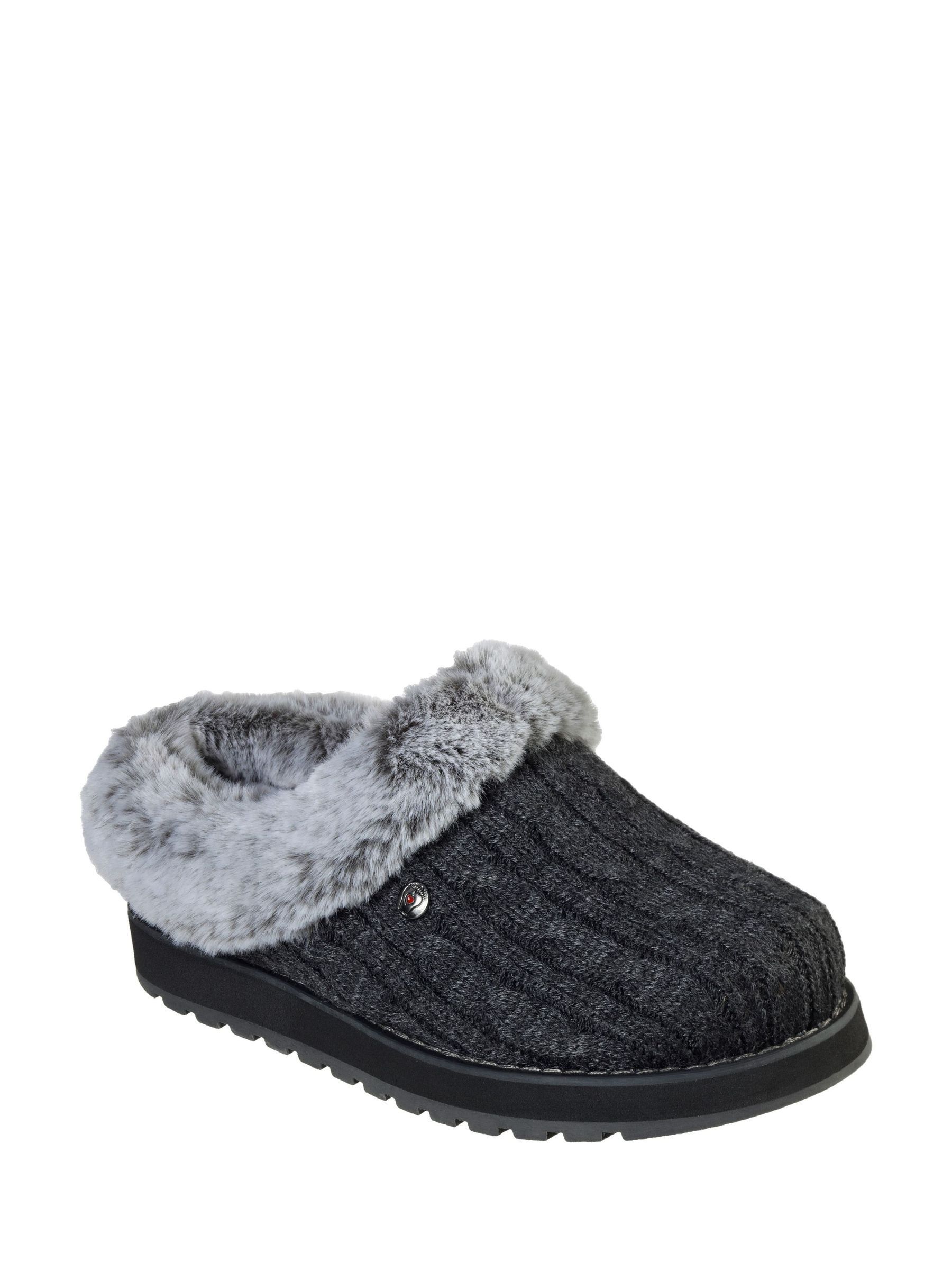 Buy Skechers Dark Grey Womens Keepsakes Ice Angel Slippers from Next ...