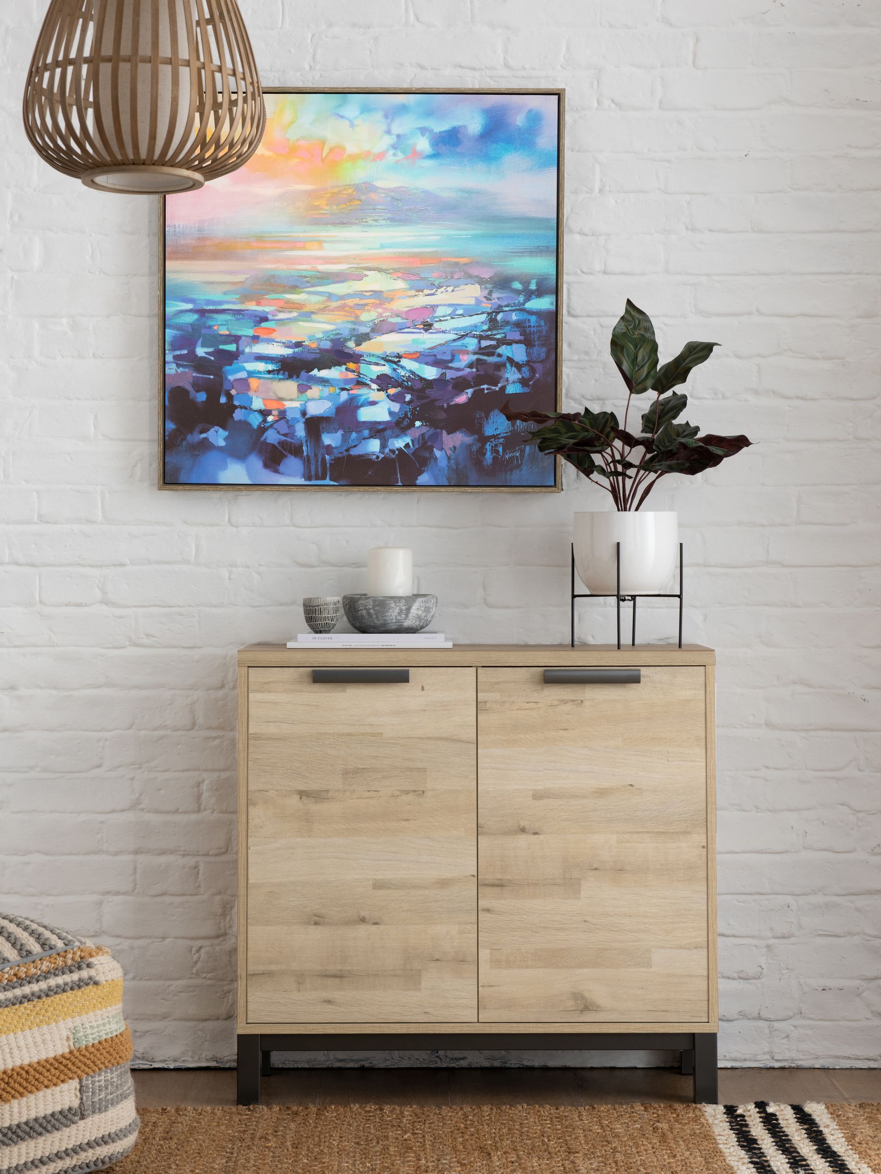 Buy Light Bronx Oak Effect Small Sideboard from the Next UK online shop
