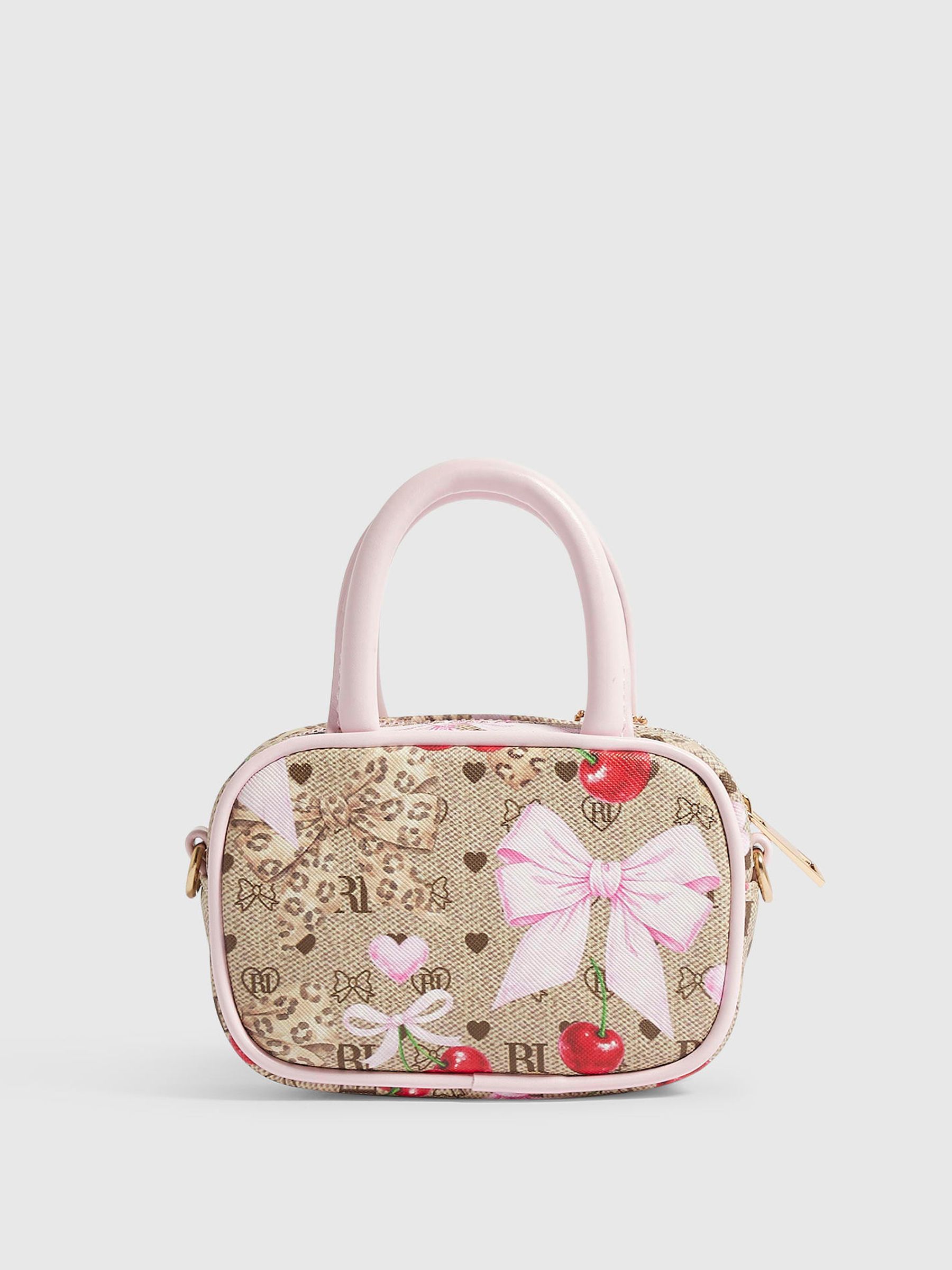 Buy River Island Brown Monogram Curve Cross-Body Bag from Next United ...