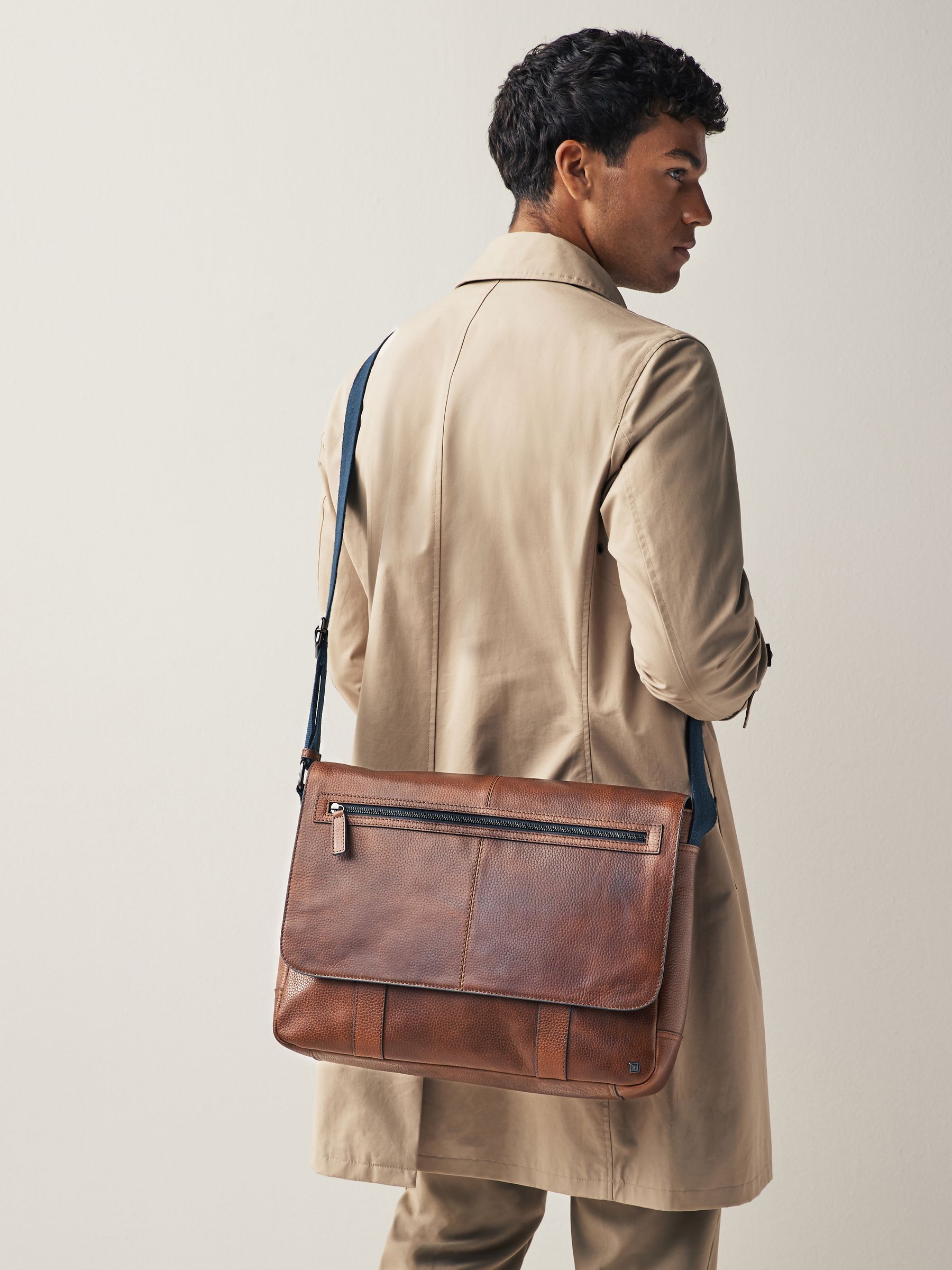 Buy Brown Messenger Bag from the Next UK online shop