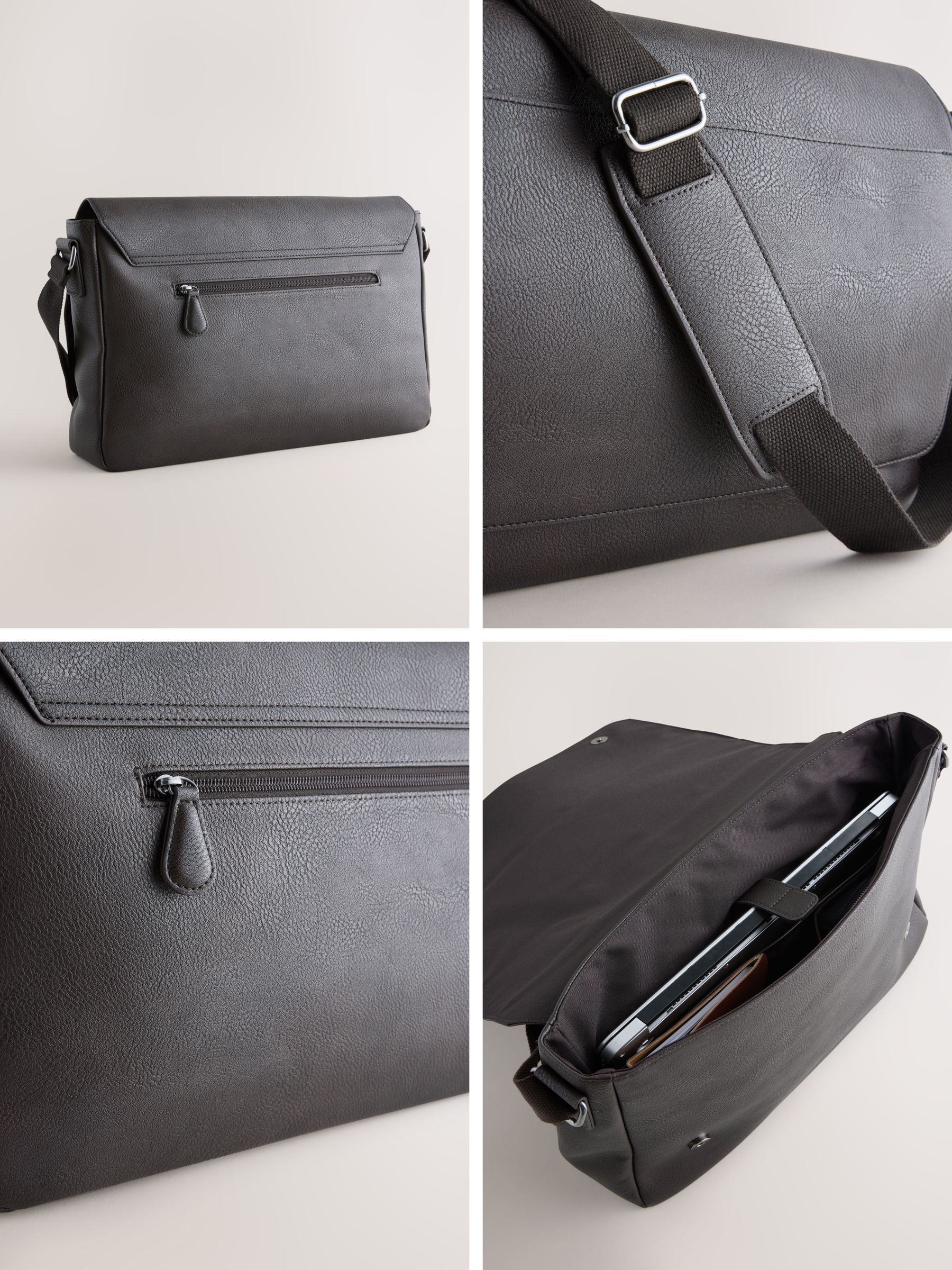 Buy Brown Messenger Bag from the Next UK online shop