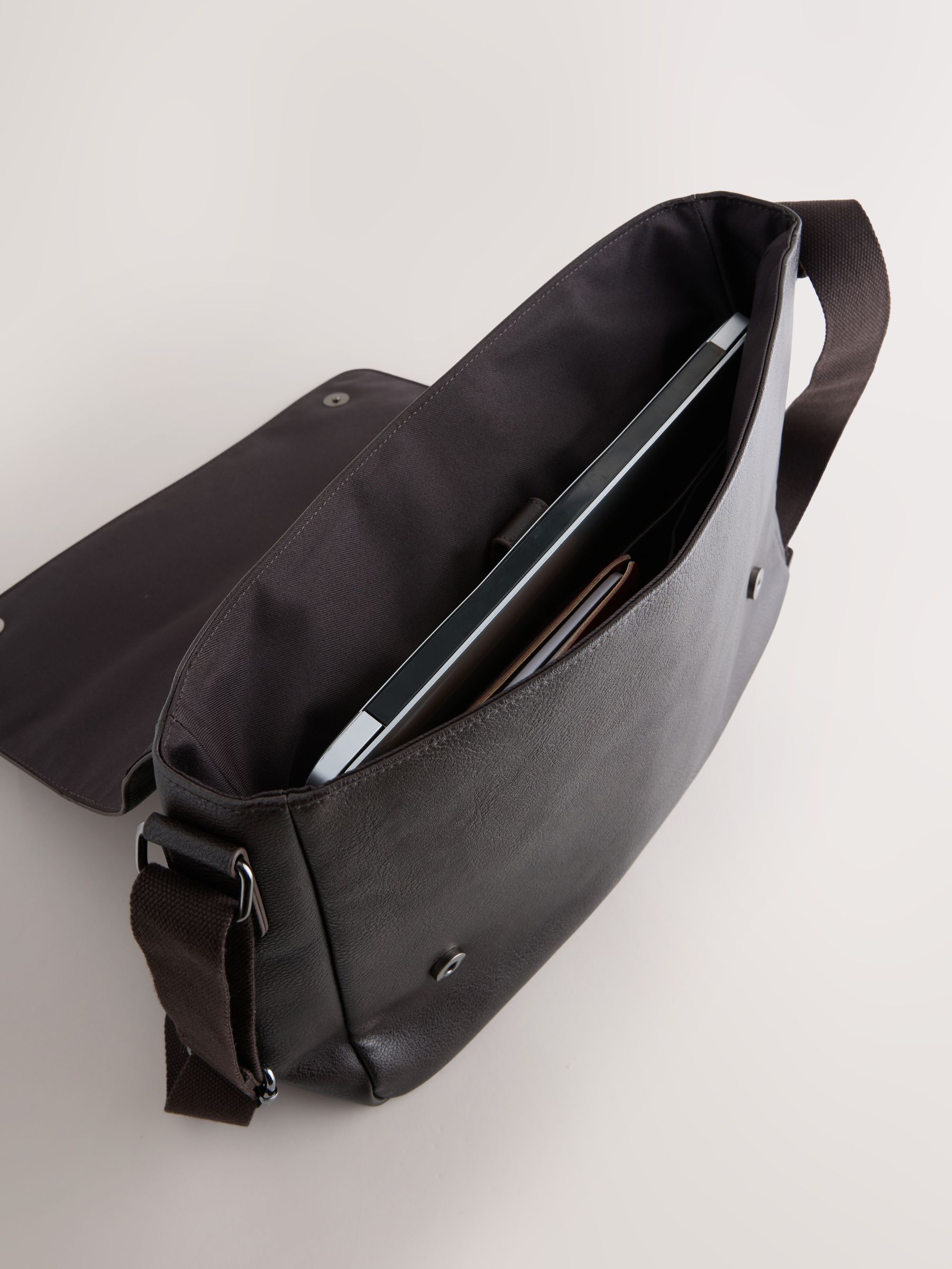 Buy Brown Messenger Bag from the Next UK online shop