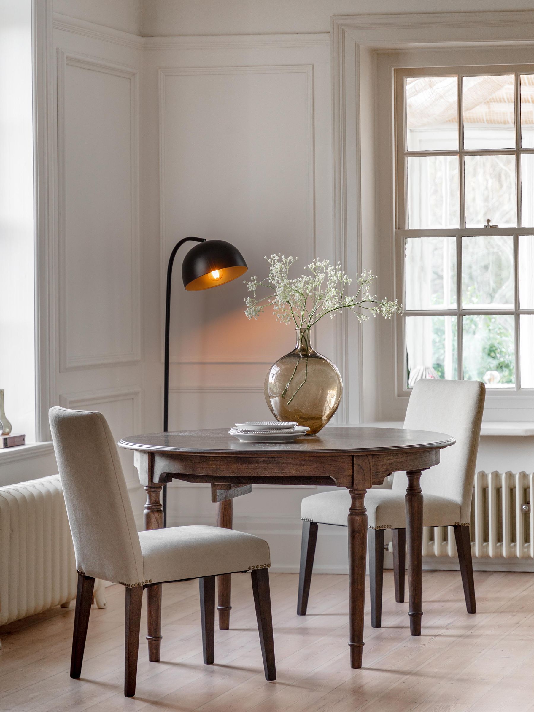 Buy Gallery Home Brown Maddy Ext Round Table from the Next UK online shop