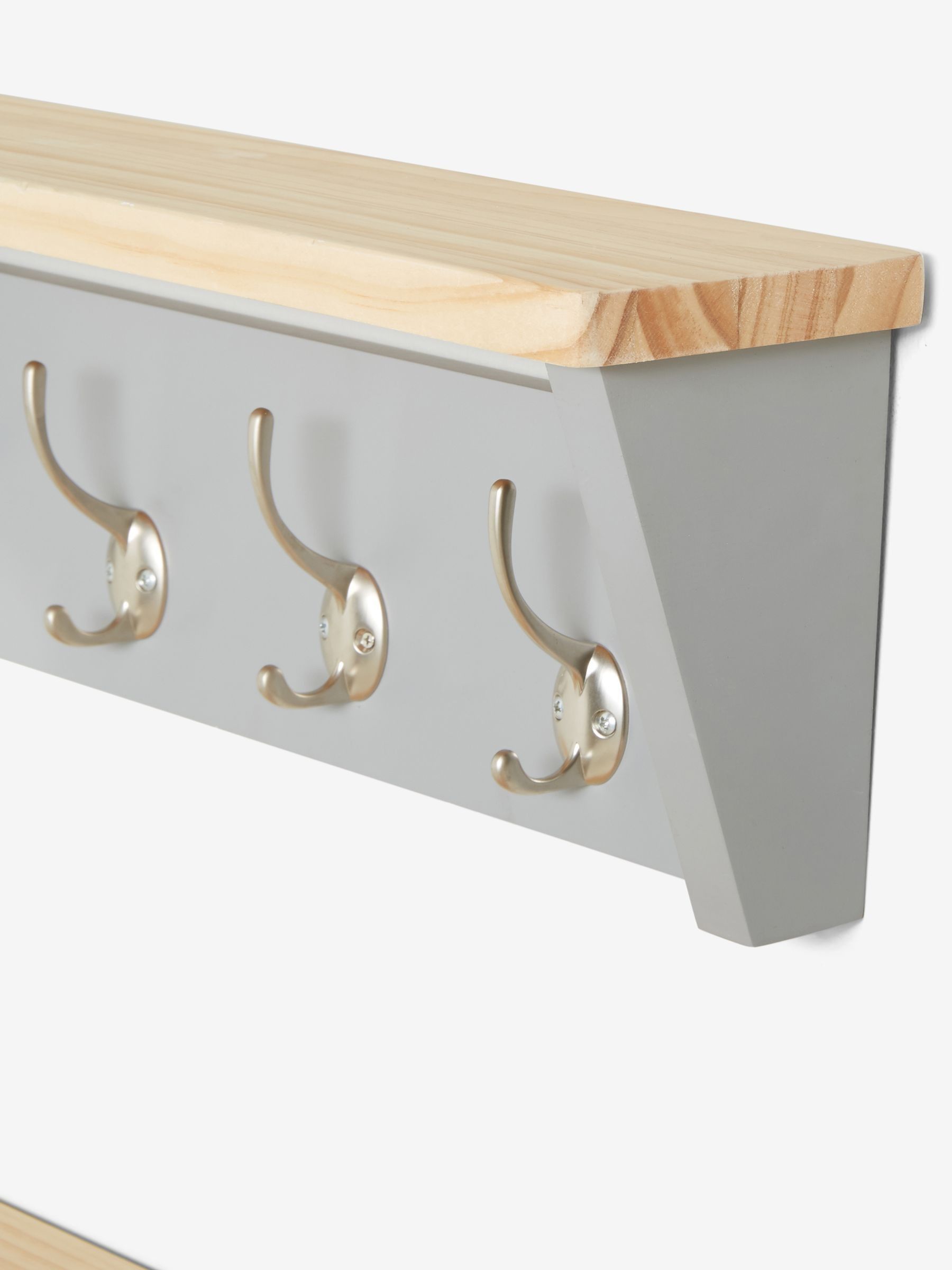 Buy Grey Malvern Coat Hooks from the Next UK online shop