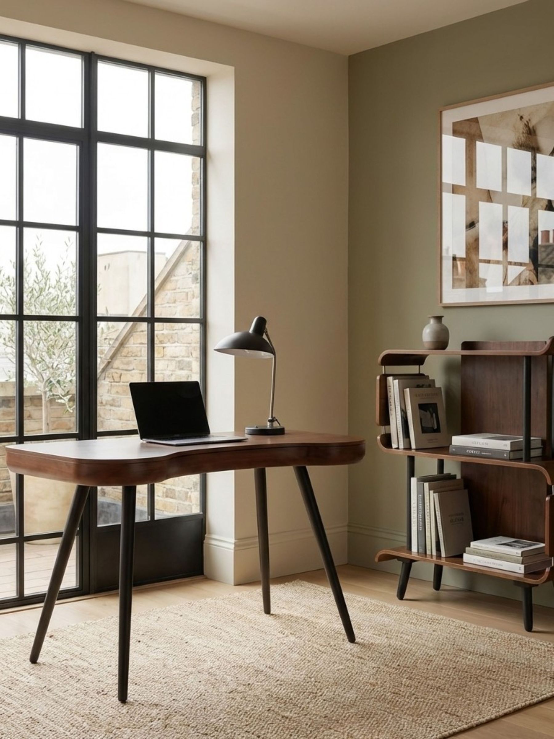 Buy Jual Walnut Desk from the Next UK online shop